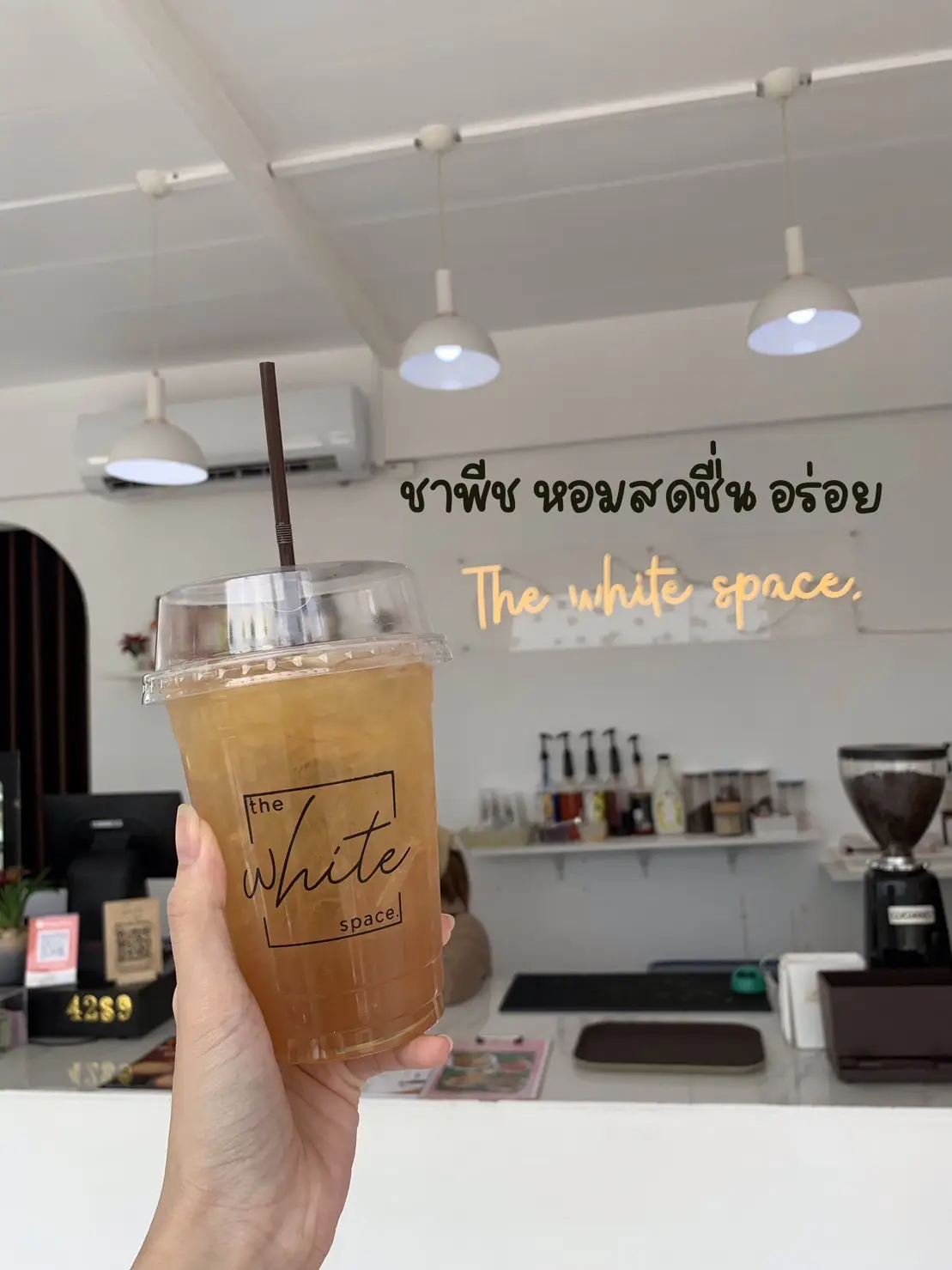 The white space cafe คาเฟ่ราชบุรี สไตล์เกาหลีขาวคลีน | Galeri disiarkan ...