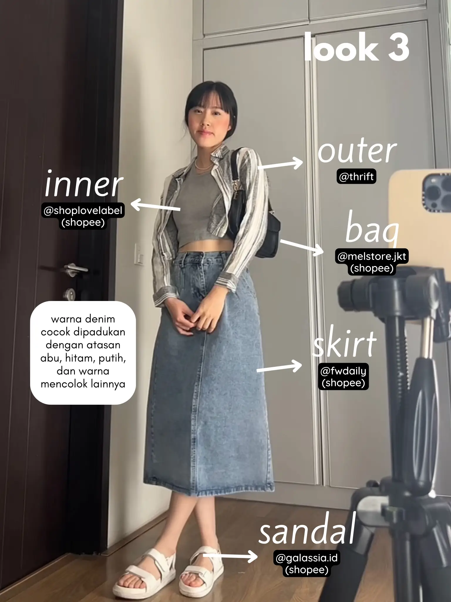 MODEST OUTFIT INSPO (SOOAN TAPI TETEP KECE)😎 ️ | Galeri diposting oleh jasminechennnn | Lemon8