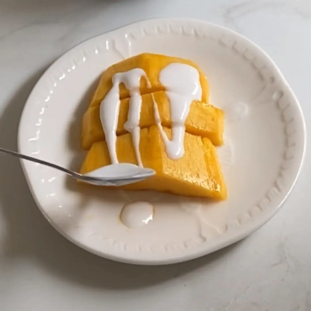 Mango, water, coconut milk🥭 | Video published by saysploy | Lemon8