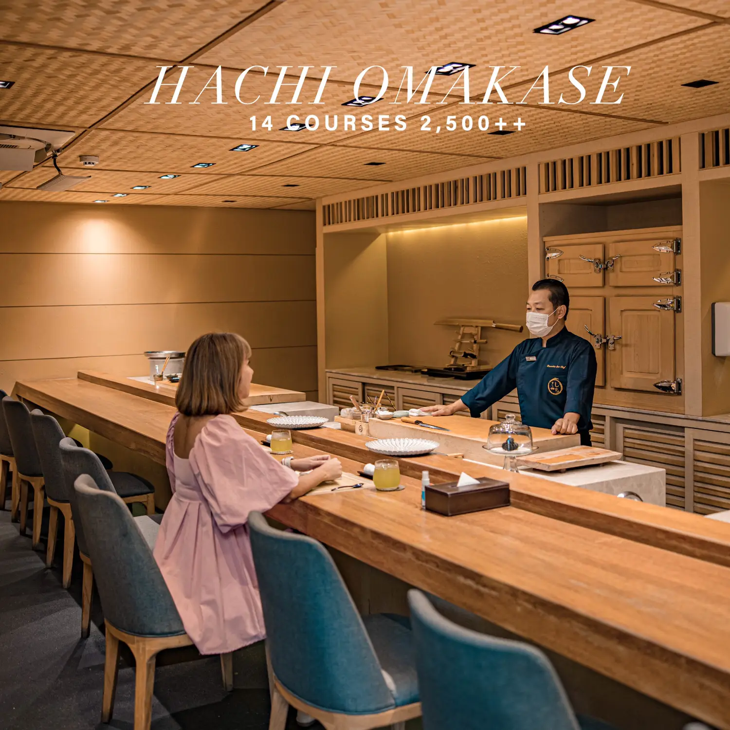 รีวิว Hachi Omakase ร้านสวยย่านบางนา 14 คอร์ส 2,500++ | แกลเลอรีที่โพสต์โดย Aumjumma | Lemon8