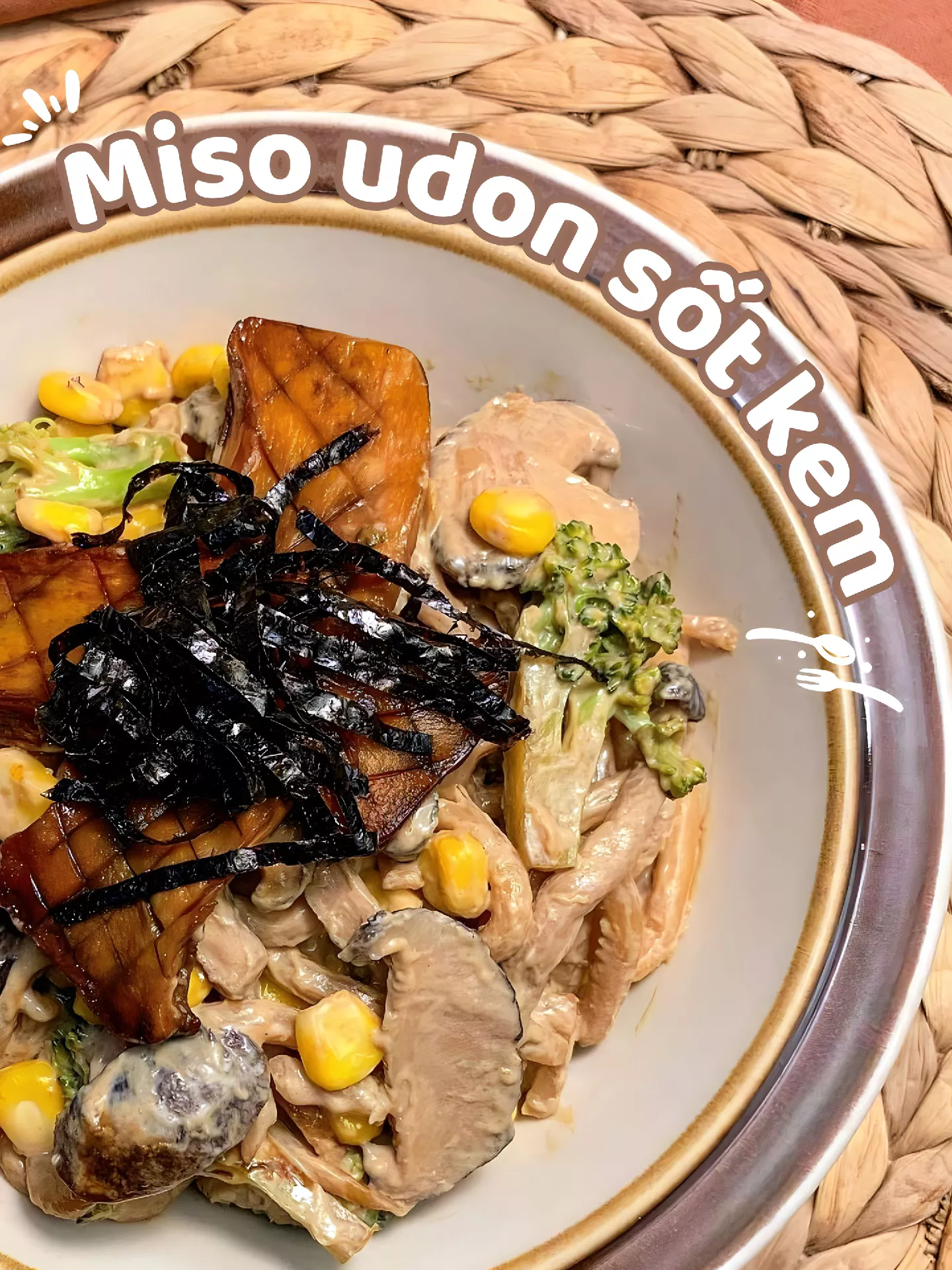 Miso udon sốt kem 🤤 | Bộ sưu tập do Em bé mê rau 🥦 đăng | Lemon8