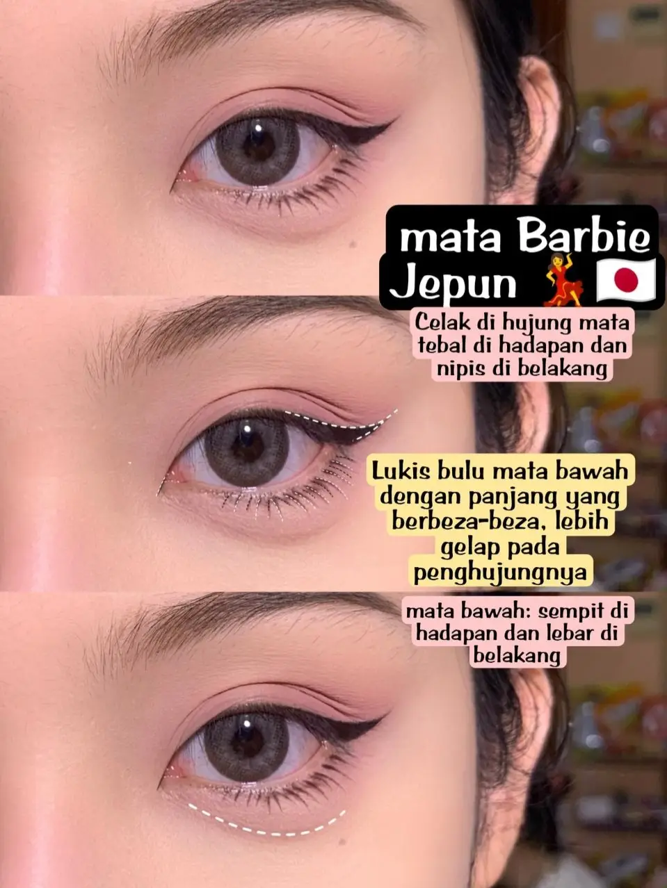 Tutorial Makeup Mata Barbie | Saubhaya Makeup
