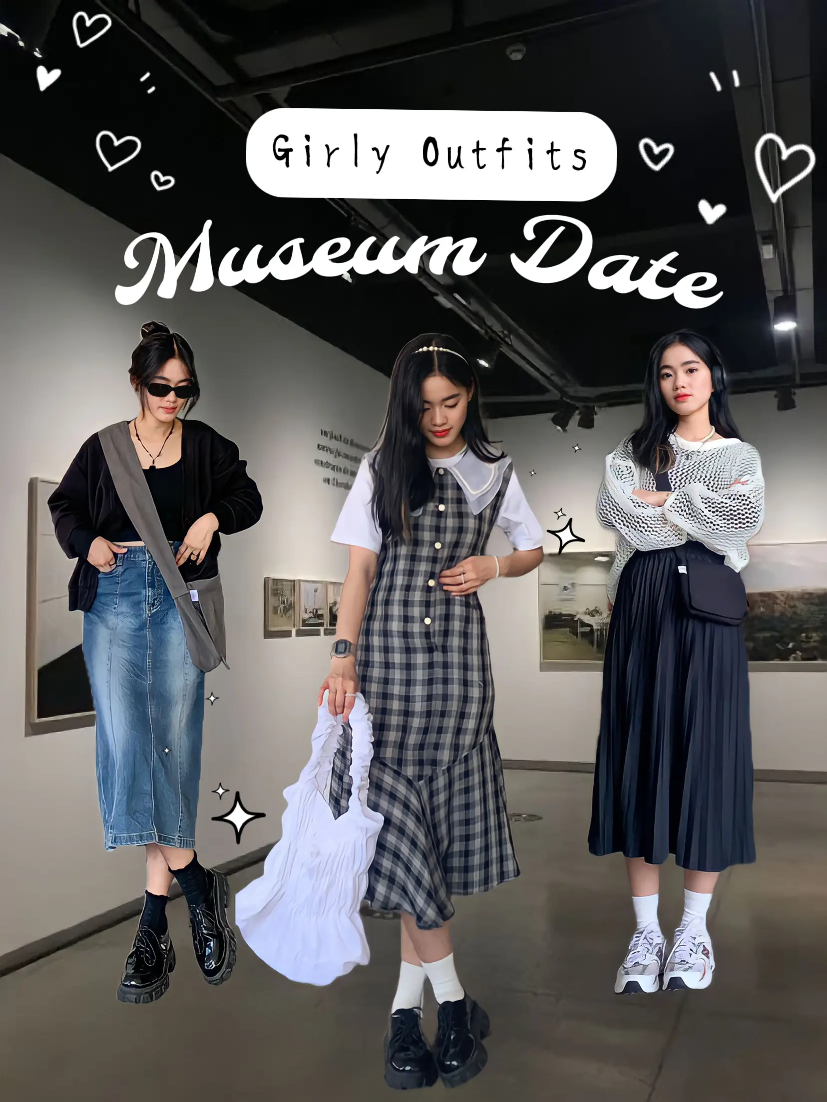🏛️MUSEUM DATE OUTFITS🏛️ | Galeri diposting oleh Mirae | Lemon8