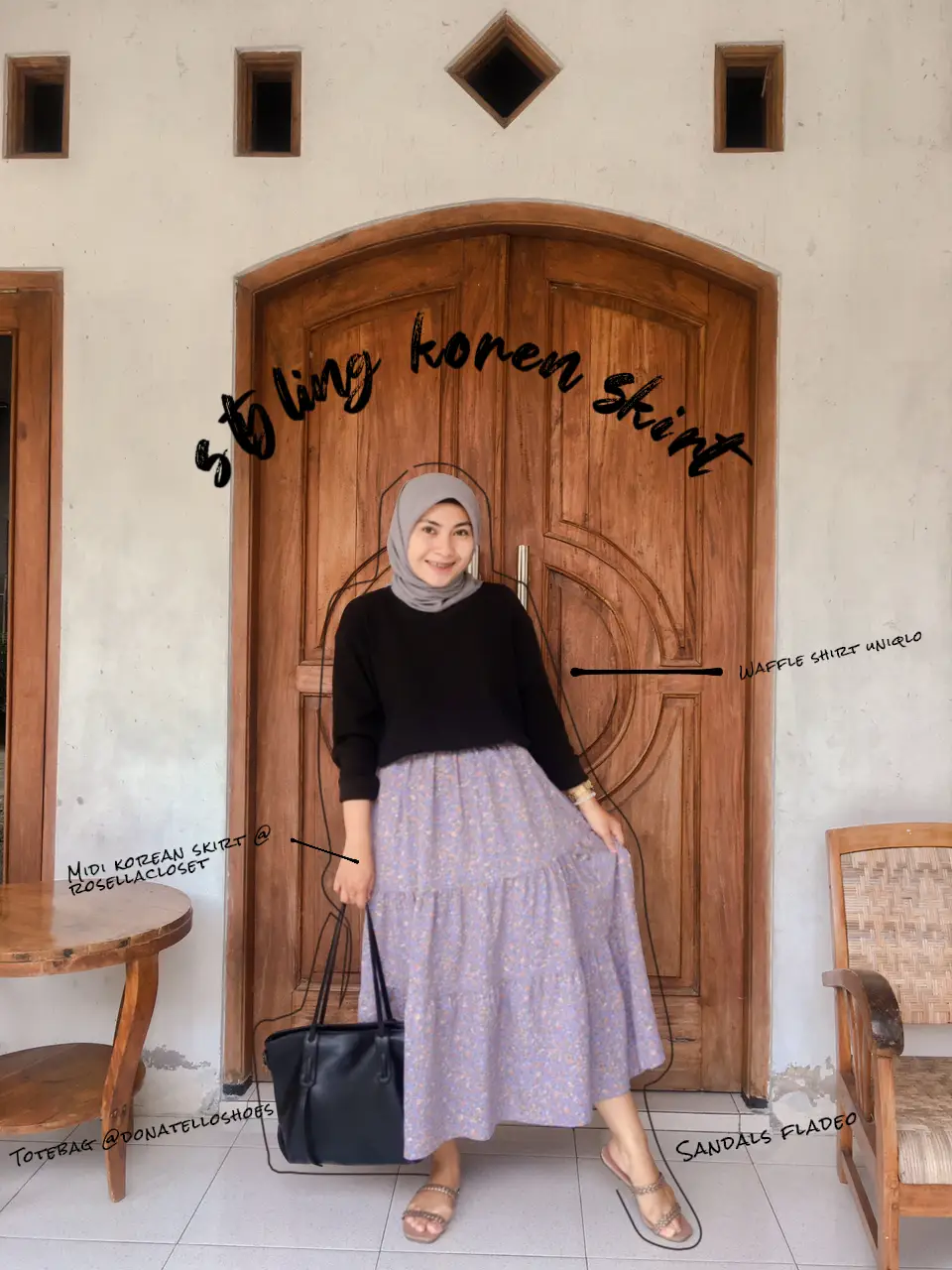 STYLING KOREAN SKIRT | แกลเลอรีที่โพสต์โดย Renisa | Lemon8