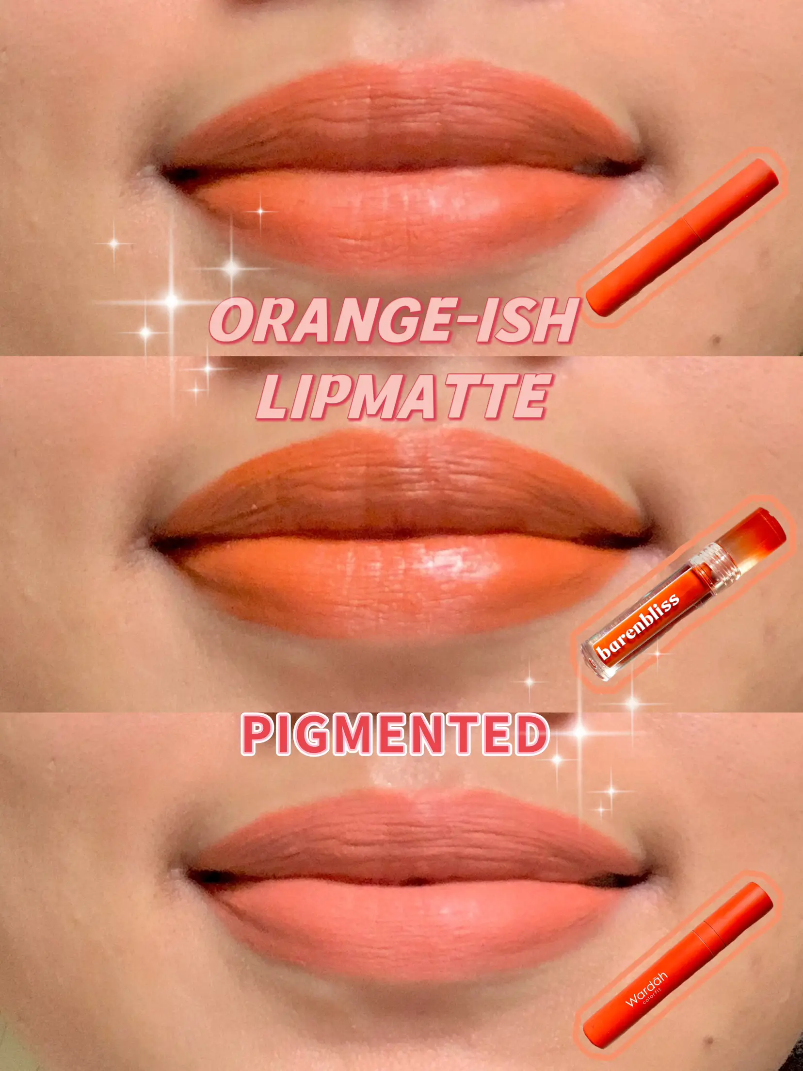 ORANGE-ISH LIPMATTE | Galeri disiarkan oleh Aliya Zulfahmie | Lemon8