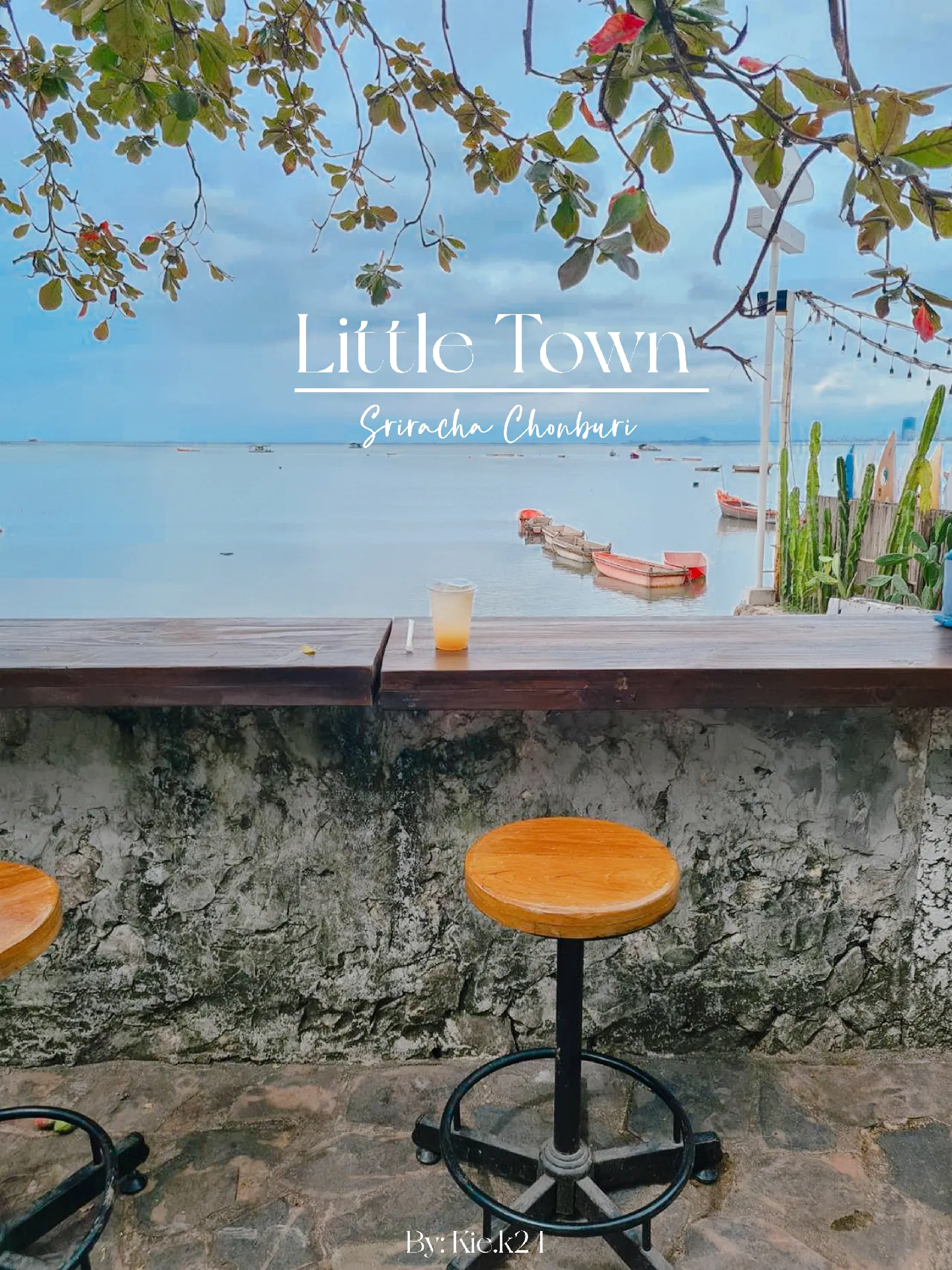 cafe สุดชิล ริมทะเล ฟีลเกาหลีเกาใจ 🏖 | แกลเลอรีที่โพสต์โดย kie.k24 | Lemon8