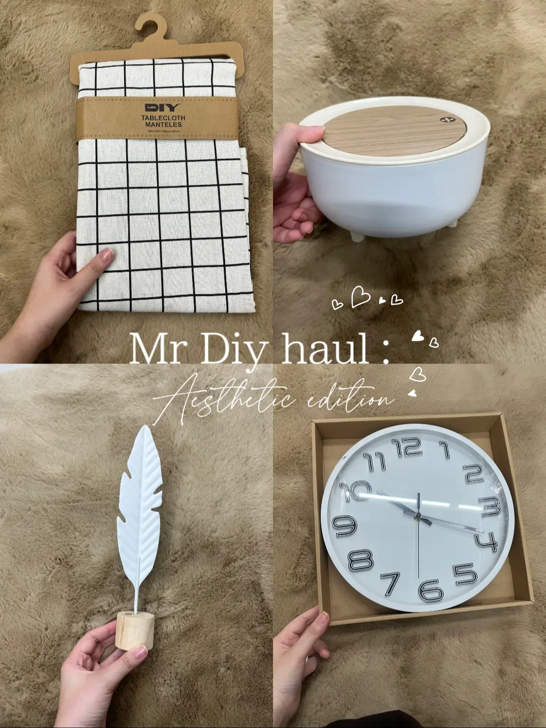 Mr Diy Haul : aesthetic edition | Galeri disiarkan oleh izzah syazwani ...