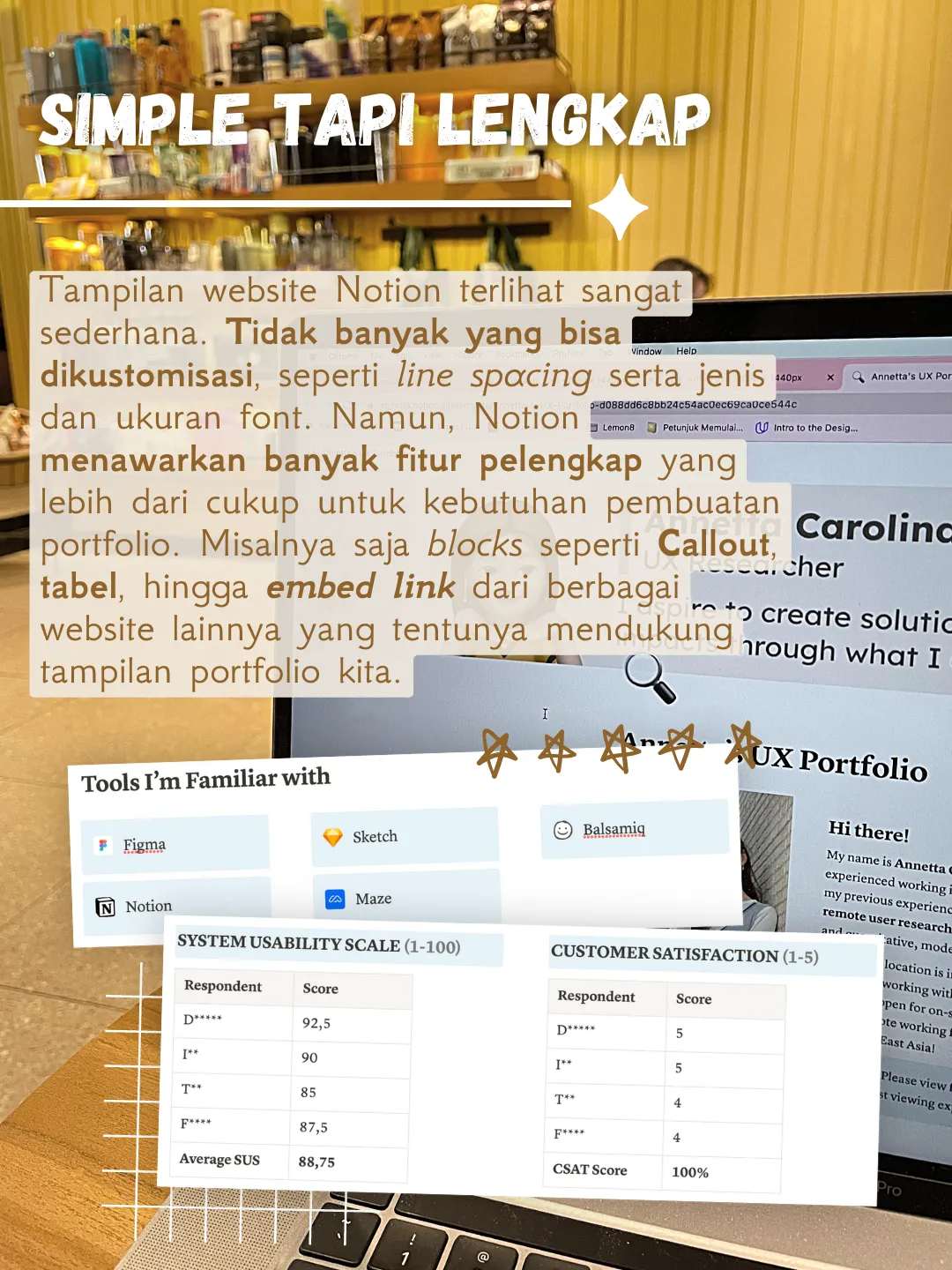 HOW TO BUILD PORTFOLIO FOR CONTENT CREATOR📃 | Galeri diposting oleh Eliza Maria ⋆˙ | Lemon8