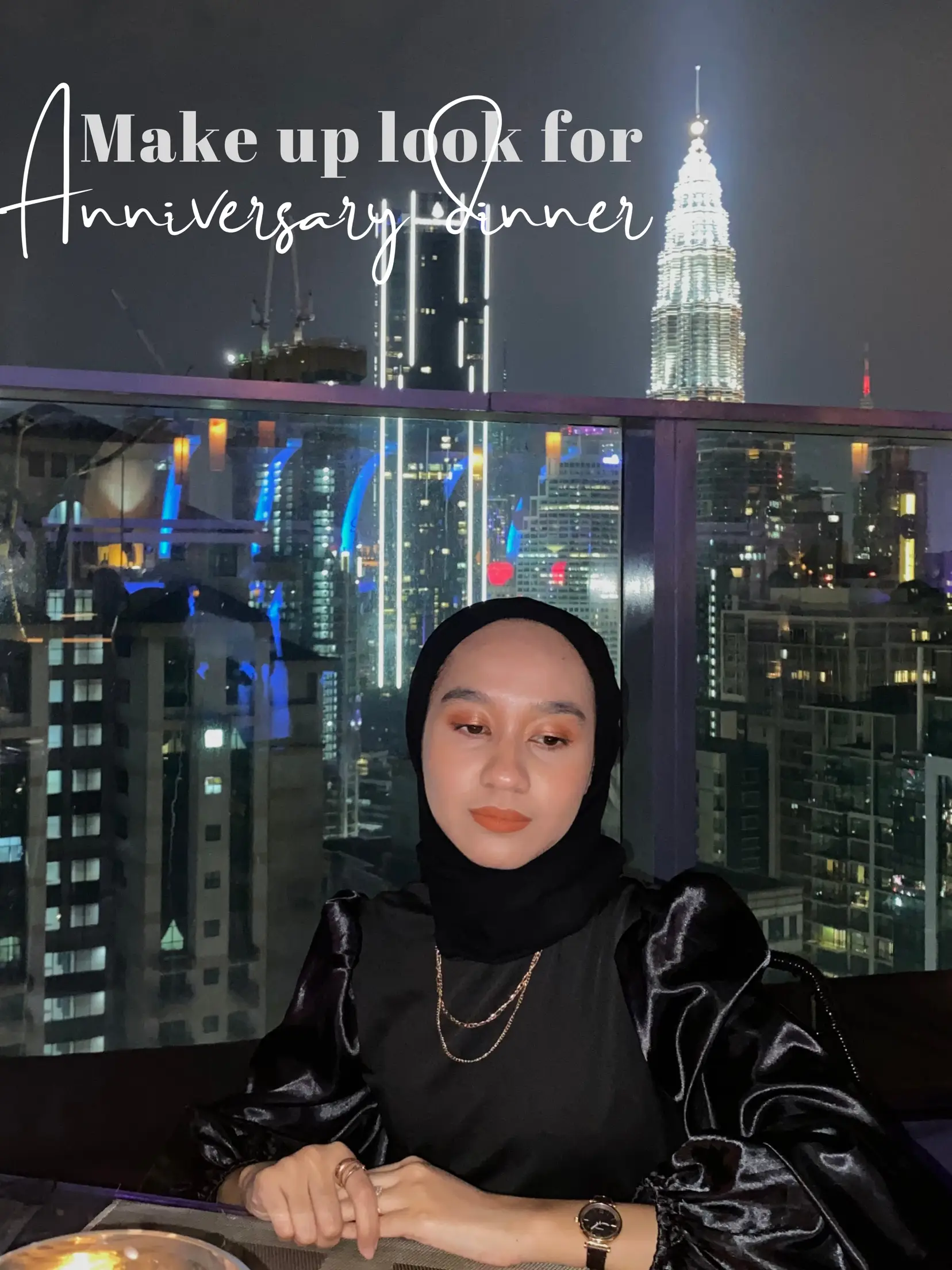 Make up look Anniversary Dinner 🤍 | Video diterbitkan oleh Sofea Shah | Lemon8