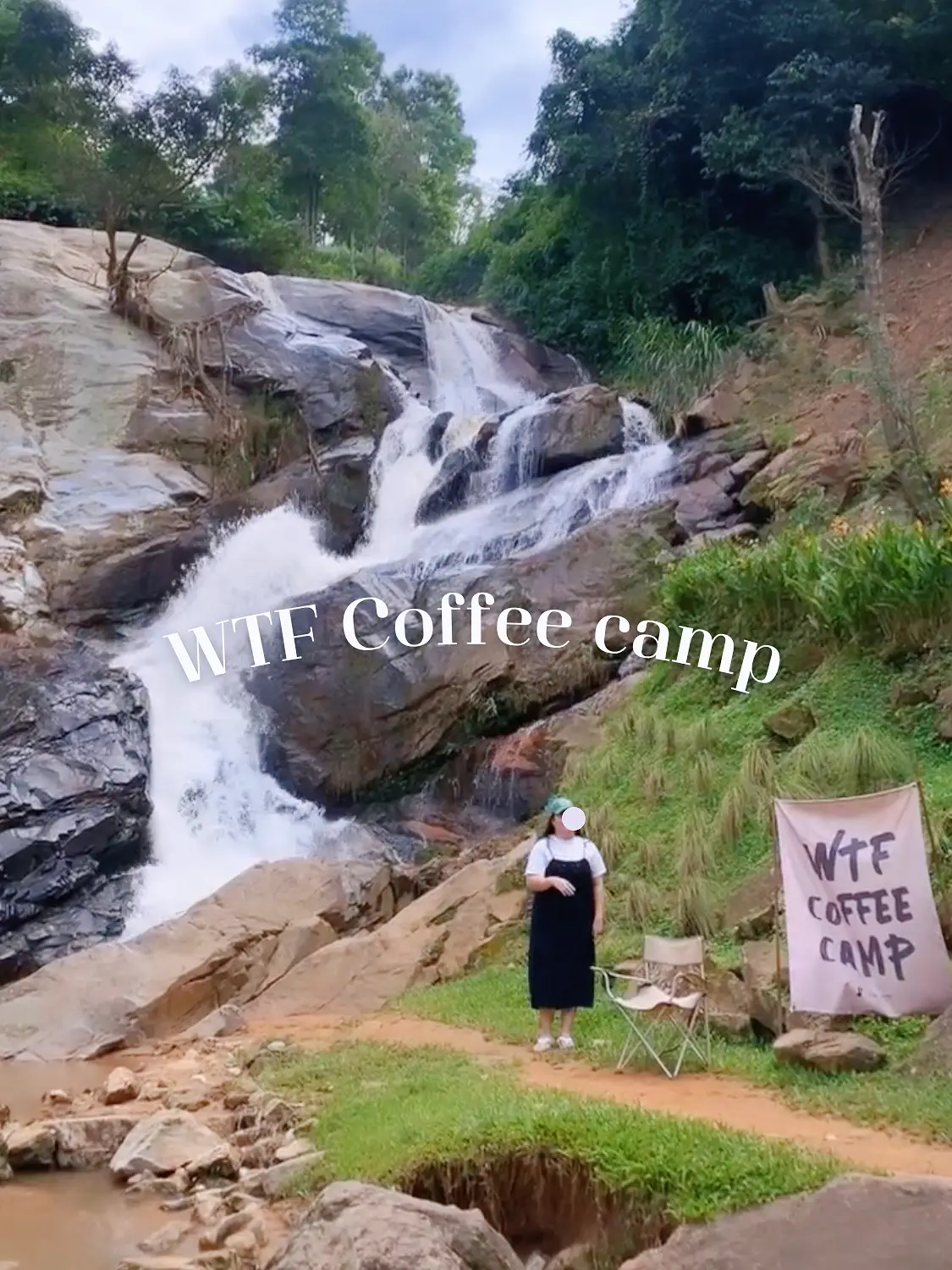 คาเฟ่ริมน้ำตก เสพบรรยากาศดอยที่ WTF Coffee Camp☀️🍃 | แกลเลอรีที่โพสต์โดย Japannisz | Lemon8