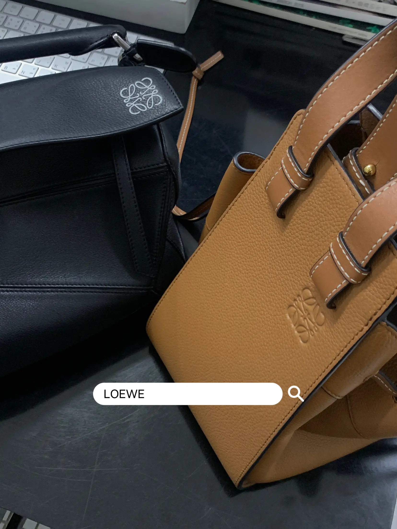 Hammock VS Puzzle เปรียบเทียบกระเป๋ารุ่นฮิตแบรนด์ LOEWE🤎🖤 | แกลเลอรีที่โพสต์โดย aerngaeylan | Lemon8