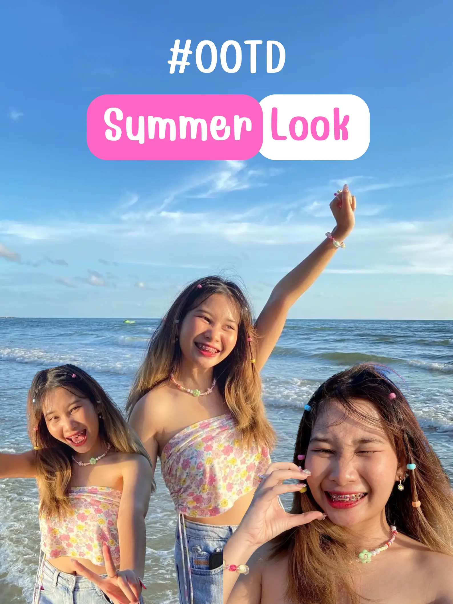 OOTD | Summer Look 🌺🏄🏻‍♀️🏝️ | Galeri disiarkan oleh boo boo ·͜·♡ | Lemon8