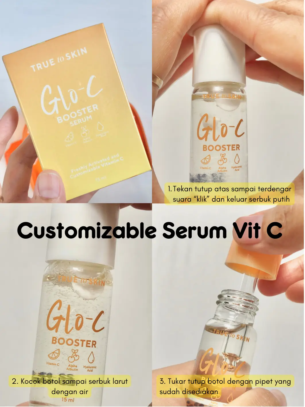 Custom Isa ke Serum Vit C | Galeri diposting oleh ameliawillys | Lemon8