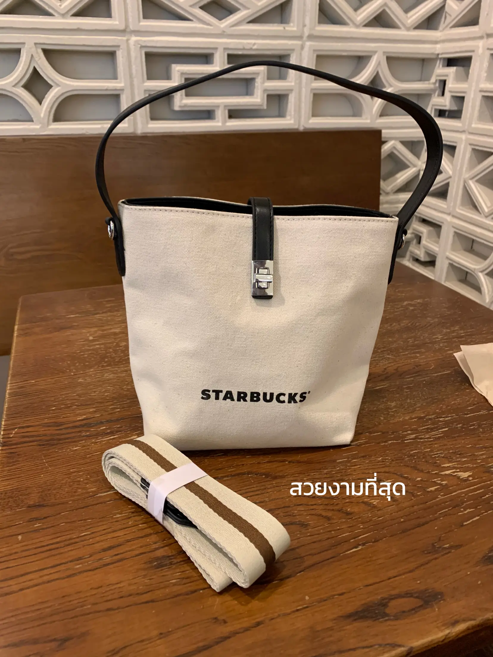 กระเป๋าสตาร์บัคมาใหม่!!! | แกลเลอรีที่โพสต์โดย Boombudiary | Lemon8