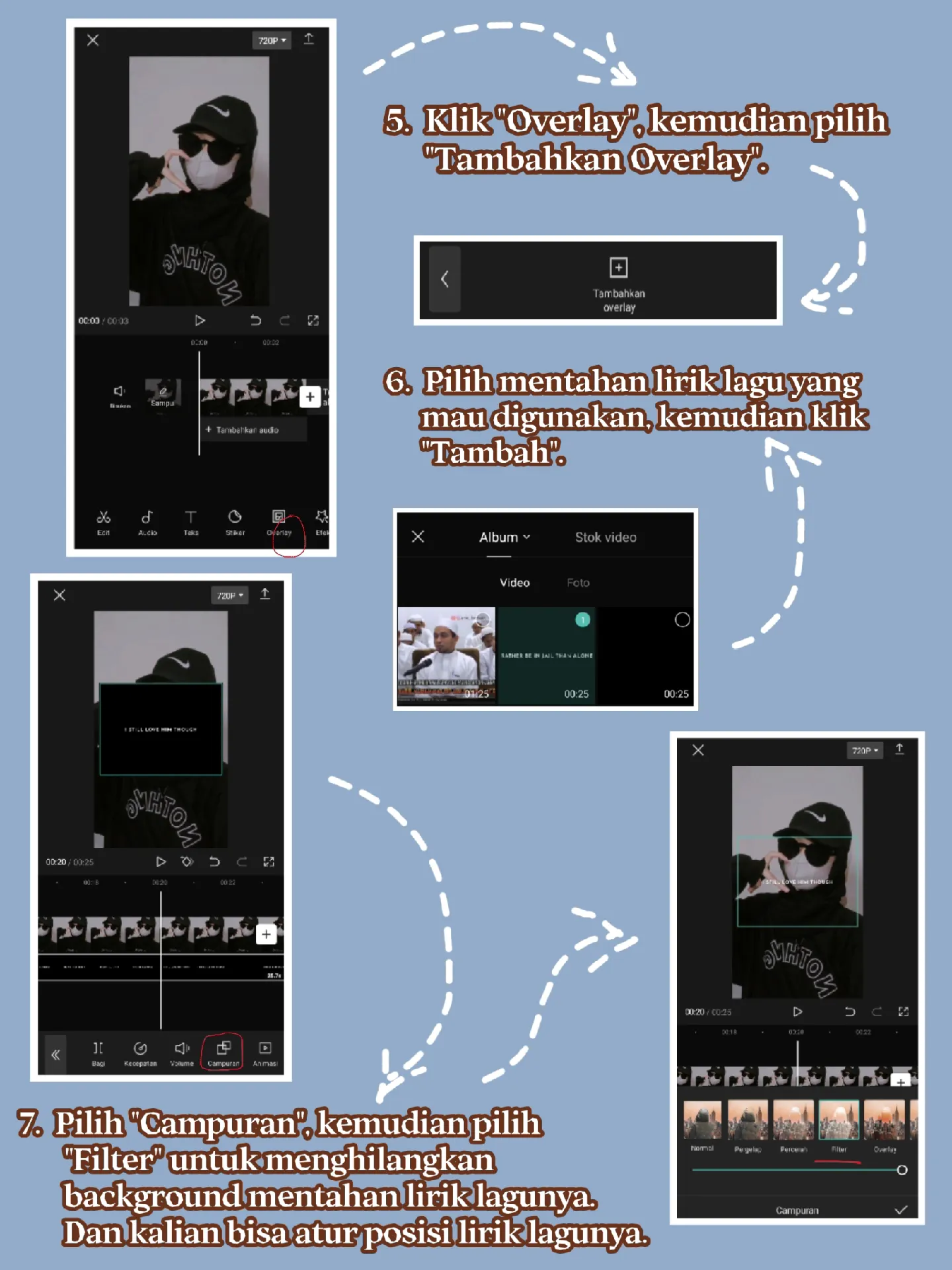 Cara Membuat Berbagai Macam Templat Capcut | Galeri diposting oleh Nor Halimah | Lemon8