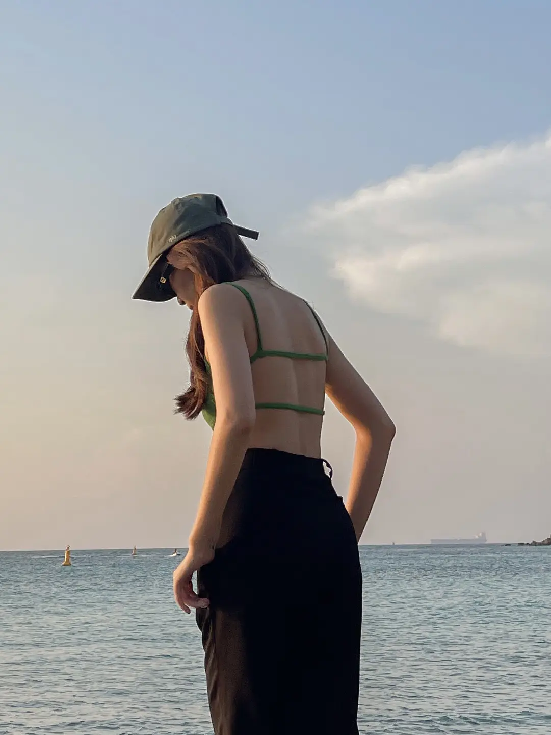 ootd outfit แต่งตัวถ่ายรูปกับทะเล🌊 | แกลเลอรีที่โพสต์โดย ε nessei ♡’ | Lemon8