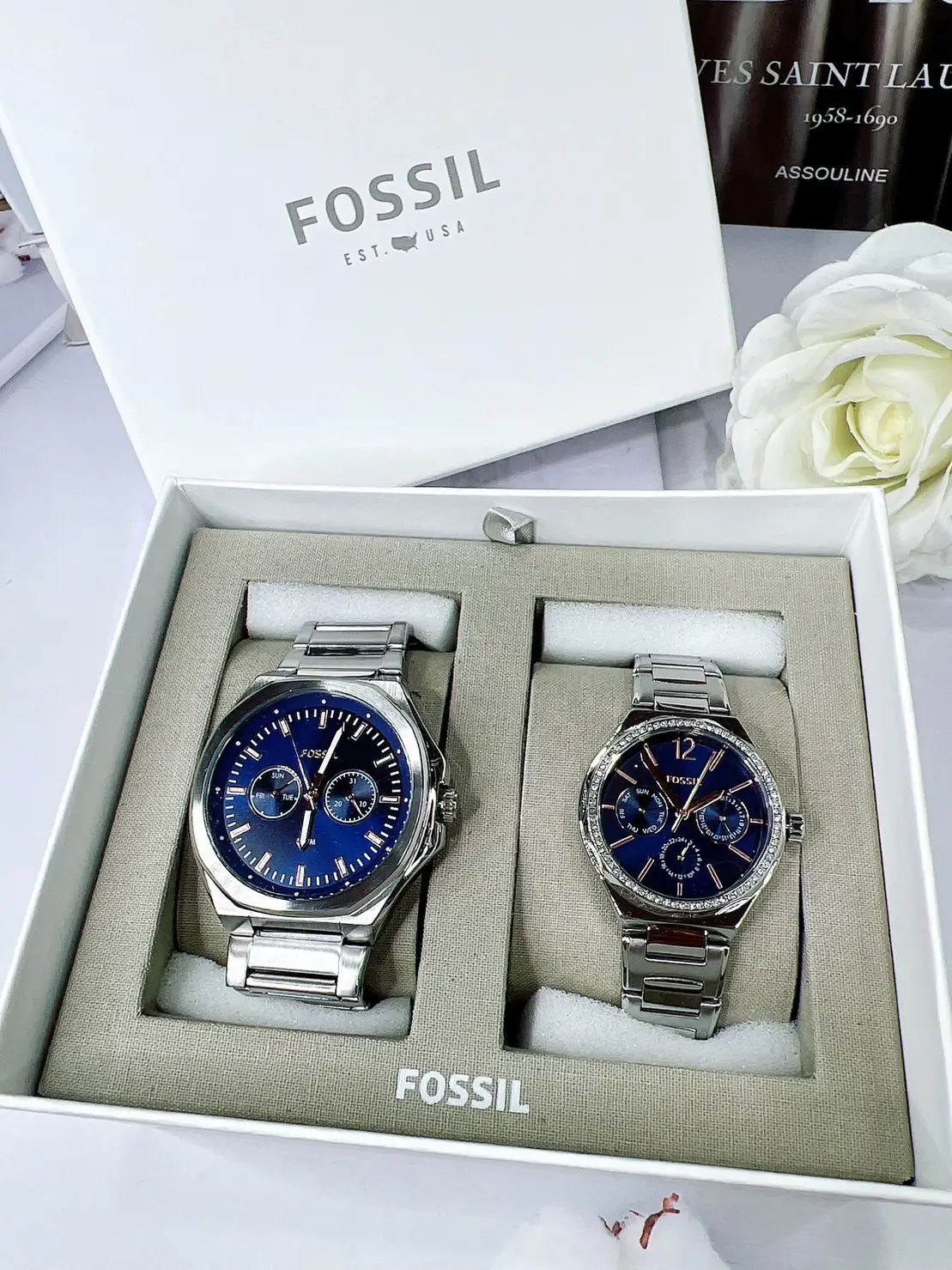 นาฬิกาfossil set | แกลเลอรีที่โพสต์โดย Baitoey | Lemon8