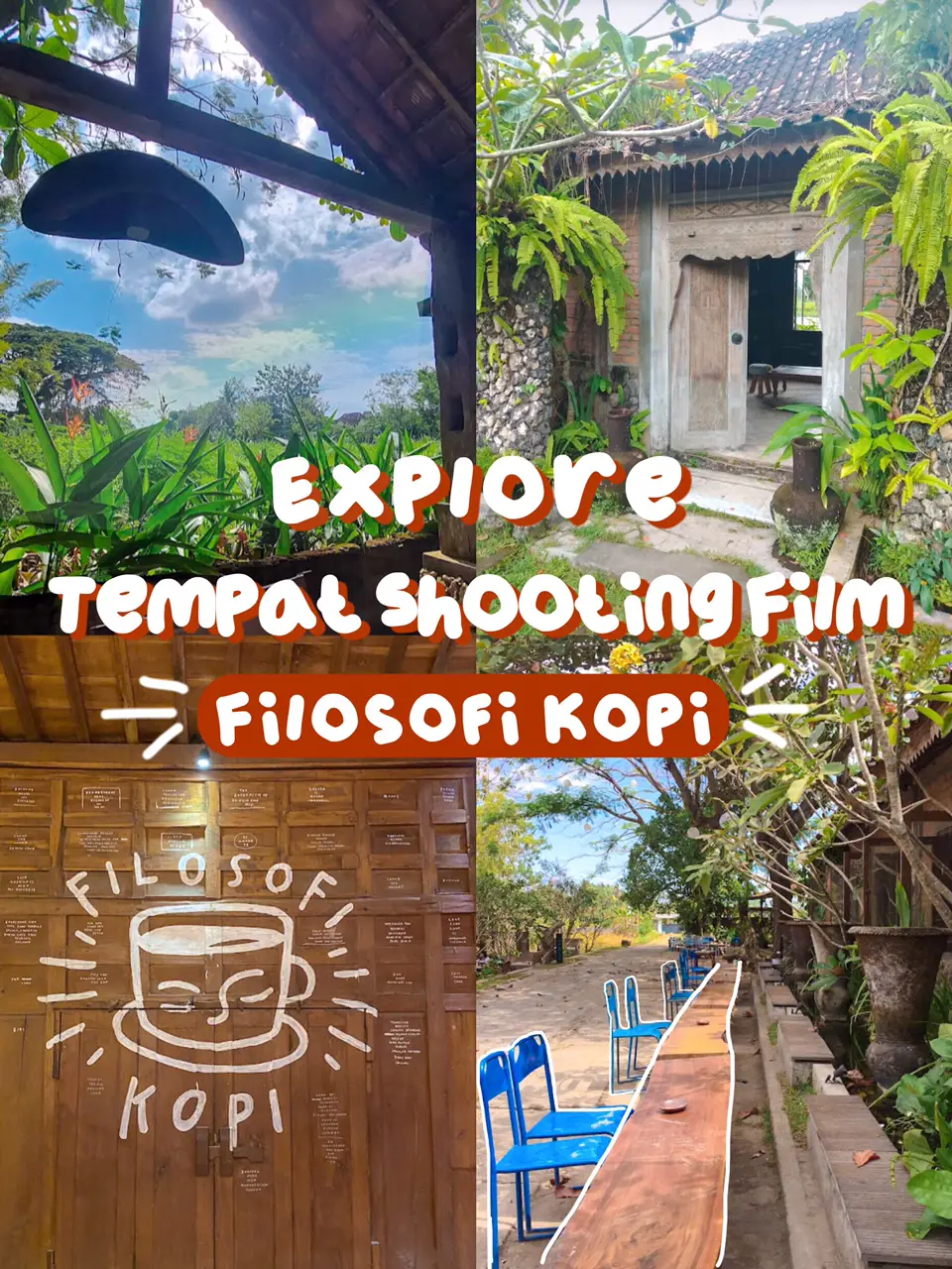 Explore kedai kopi suasana pedesaan khas Jogja🌤🌈 | Galeri diposting oleh Diahhh🕊 | Lemon8