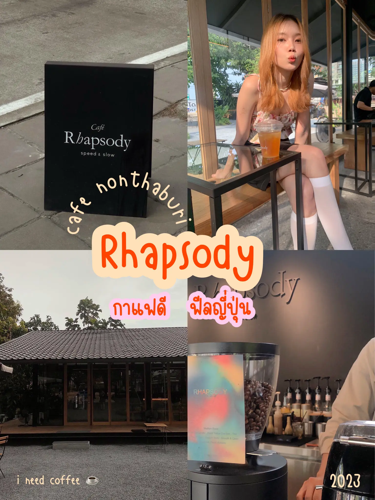 Street Café at Nonthaburi | Rhapsody cafe ☕️ | Gallery posted by ̈ | Lemon8