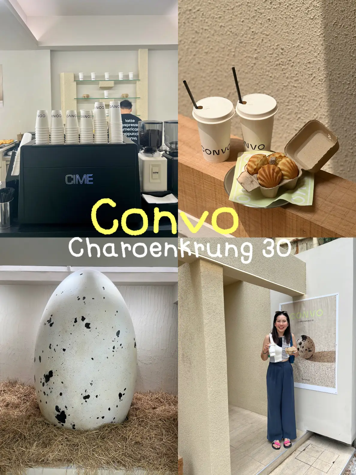 Convo.bkk | คาเฟ่น้องไข่ยักษ์ย่านเจริญกรุง 🥚💖 | แกลเลอรีที่โพสต์โดย ...