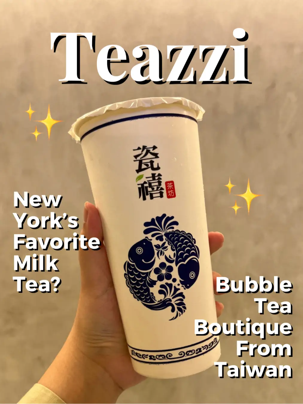 Milk Tea Favorit Warga New York ada di Indo⁉️Teazzi | Video ...