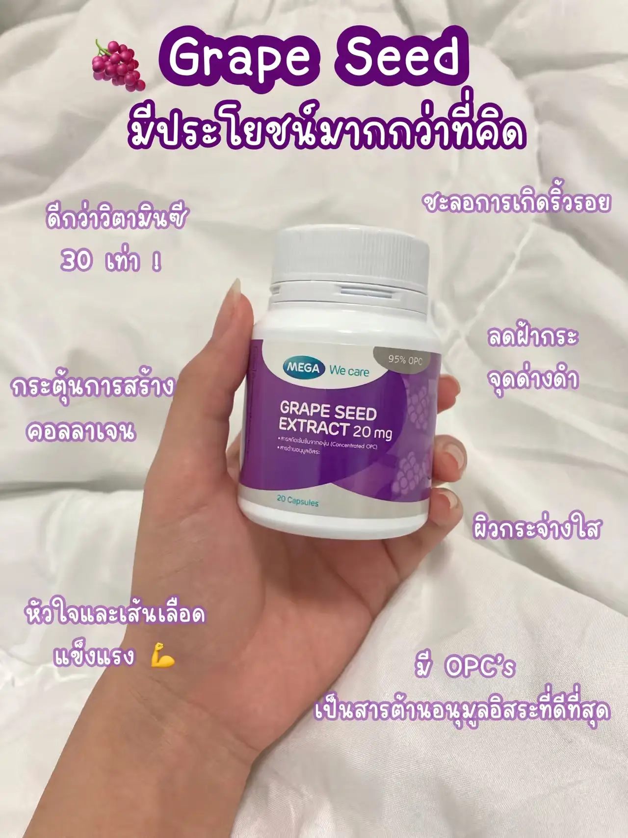 Grape seed มีประโยชน์มากกว่าที่คิด 🍇 | แกลเลอรีที่โพสต์โดย ...
