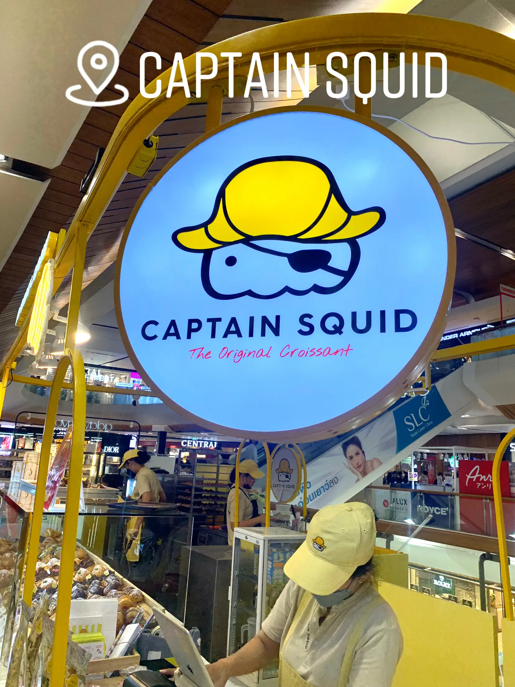 🥐รีวิว captain squid ครัวซองต์มินิ @central ladprao | แกลเลอรีที่โพสต์โดย tuktaratchata | Lemon8