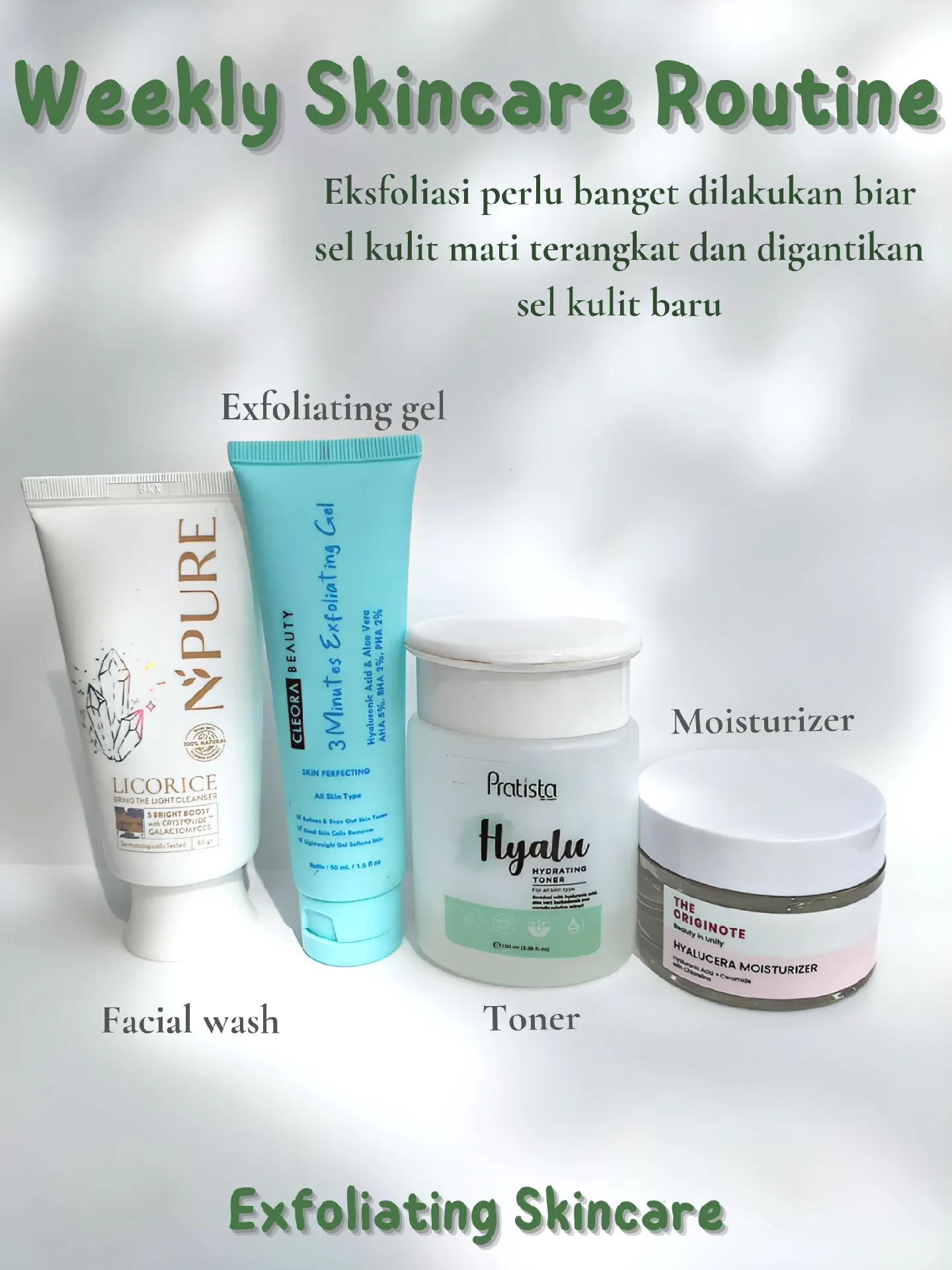 Skincare Routine untuk Mencerahkan Wajah Kusam | Galeri diposting oleh Tiara Aprilia | Lemon8