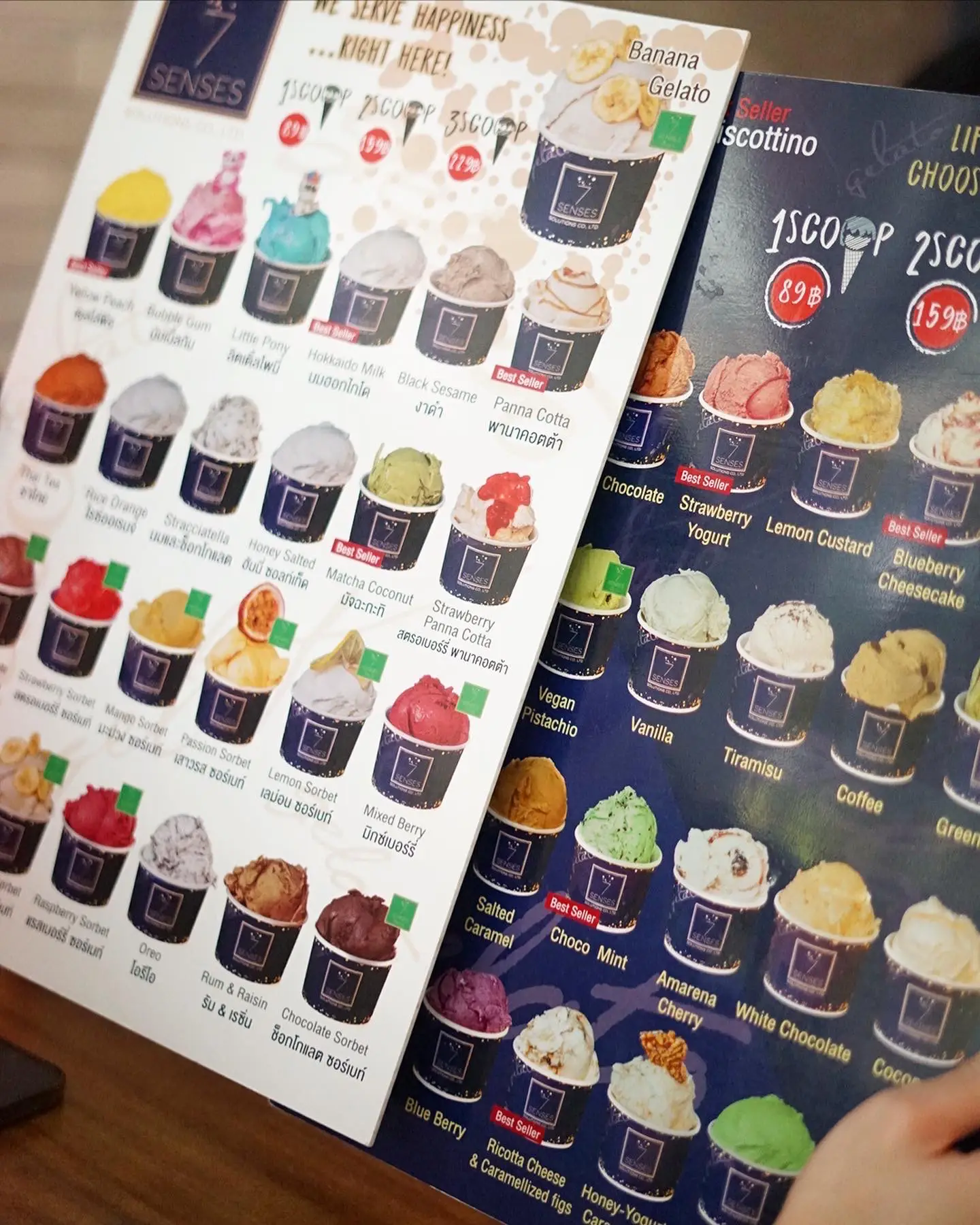 7 senses gelato : ร้านไอศกรีมดับร้อนชื่อดังย่านนิมม่าน 🍨 | แกลเลอรีที่ ...