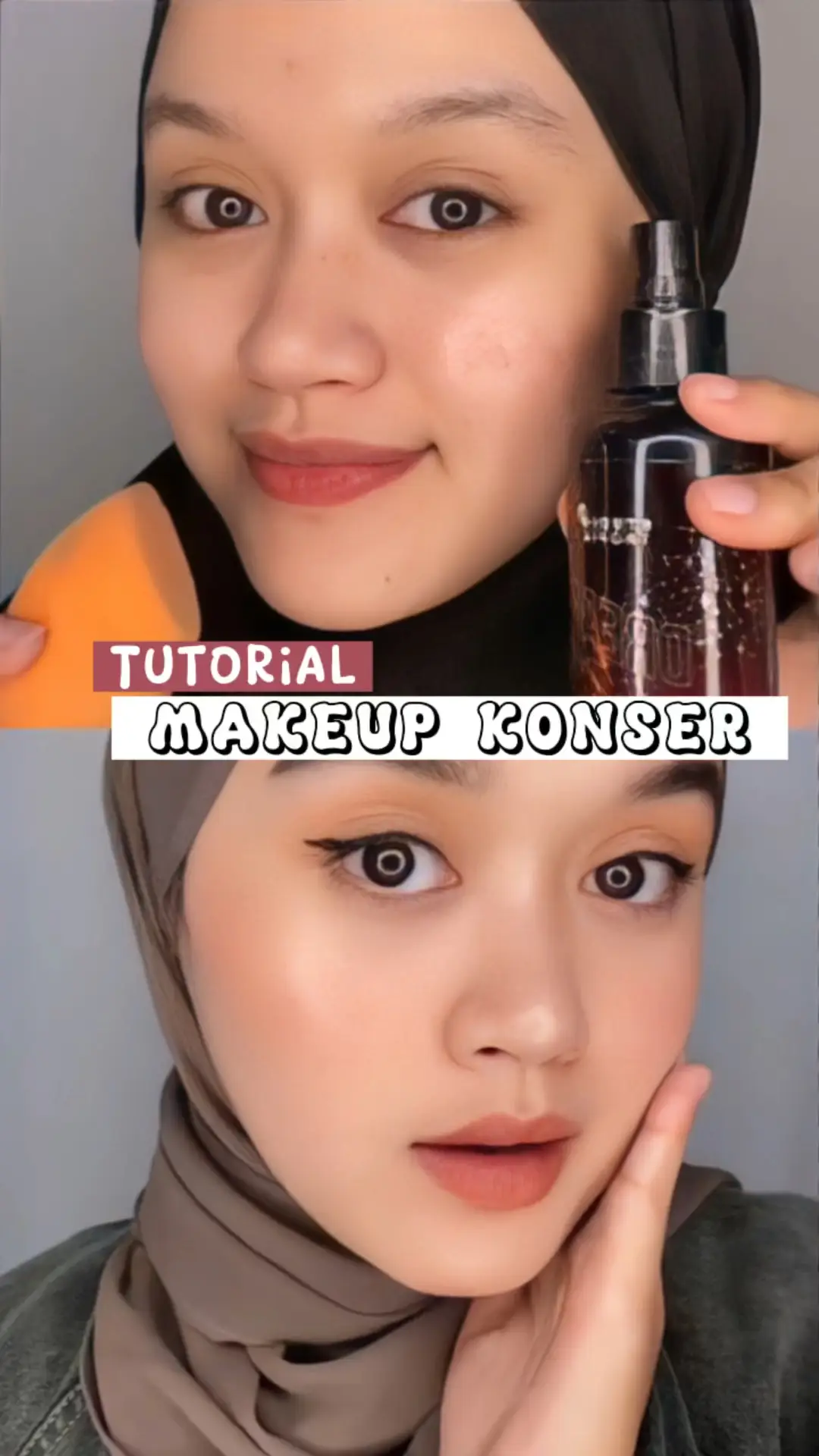 Tutorial Makeup Konser🎤🎼 | วิดีโอที่เผยแพร่โดย Nafilahm | Lemon8