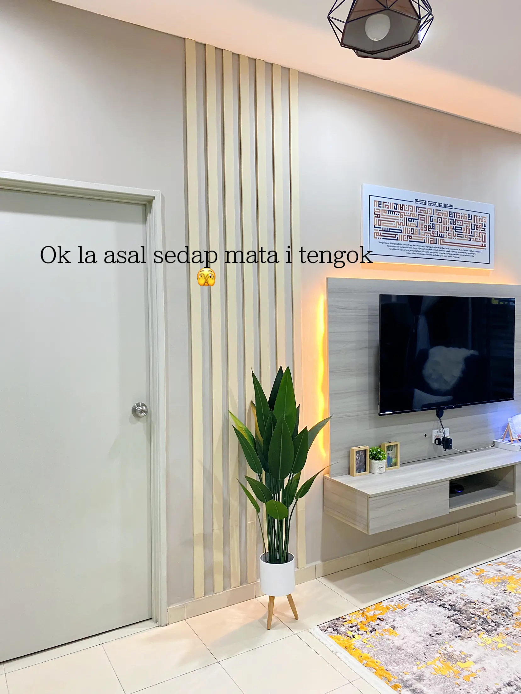 Diy Fluted Wall Guna Kayu Mdf (shopee) | Galeri disiarkan oleh 𝙢𝙮𝙧𝙖 | Lemon8