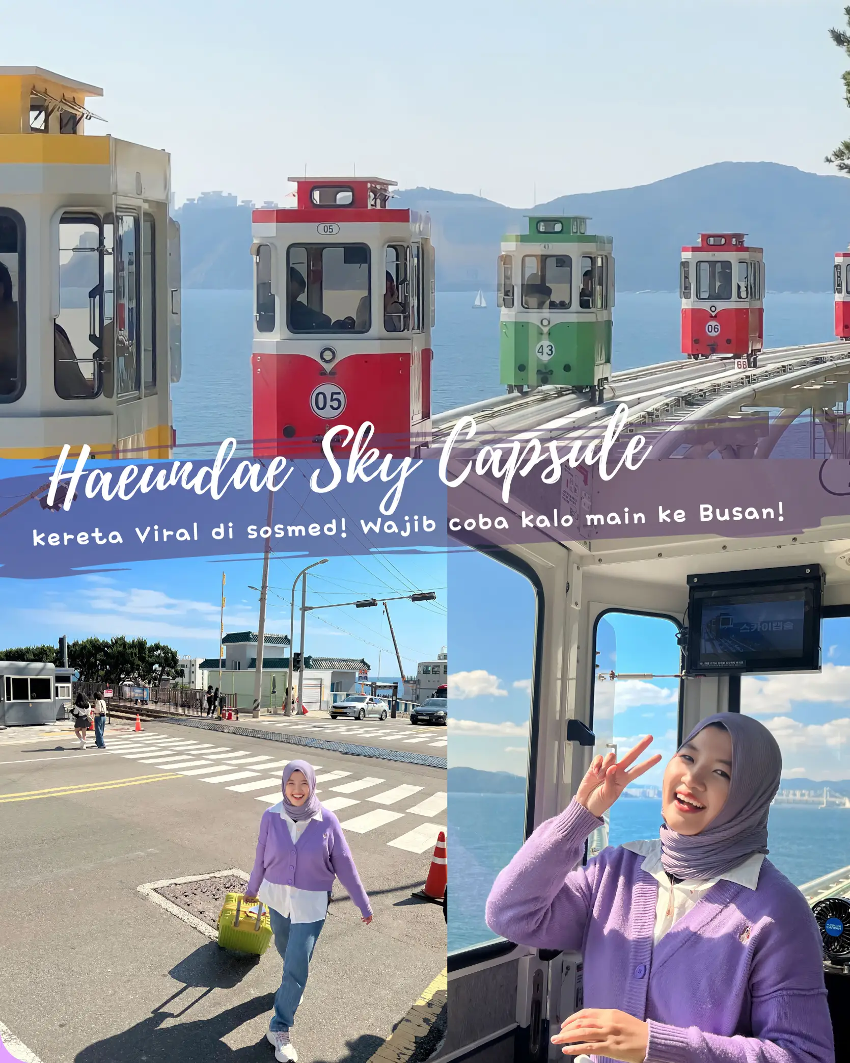 Kereta Viral di Busan Korea! Haeundae Sky Capsule | Galeri diposting ...