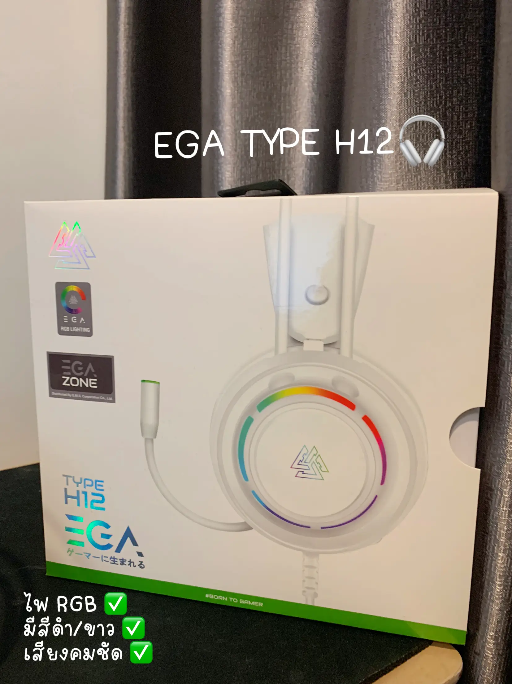 รีวิว หูฟัง EGA TYPE H12 🎧👀 | แกลเลอรีที่โพสต์โดย gustguz | Lemon8