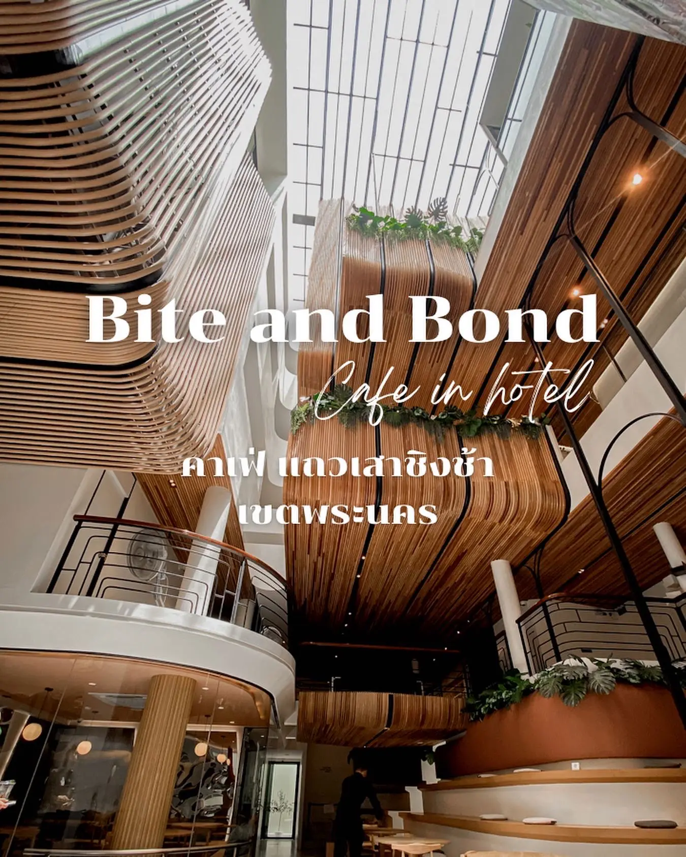 Bite and Bond คาเฟ่ แถวเสาชิงช้า เขตพระนคร | แกลเลอรีที่โพสต์โดย Mozkonn | Lemon8