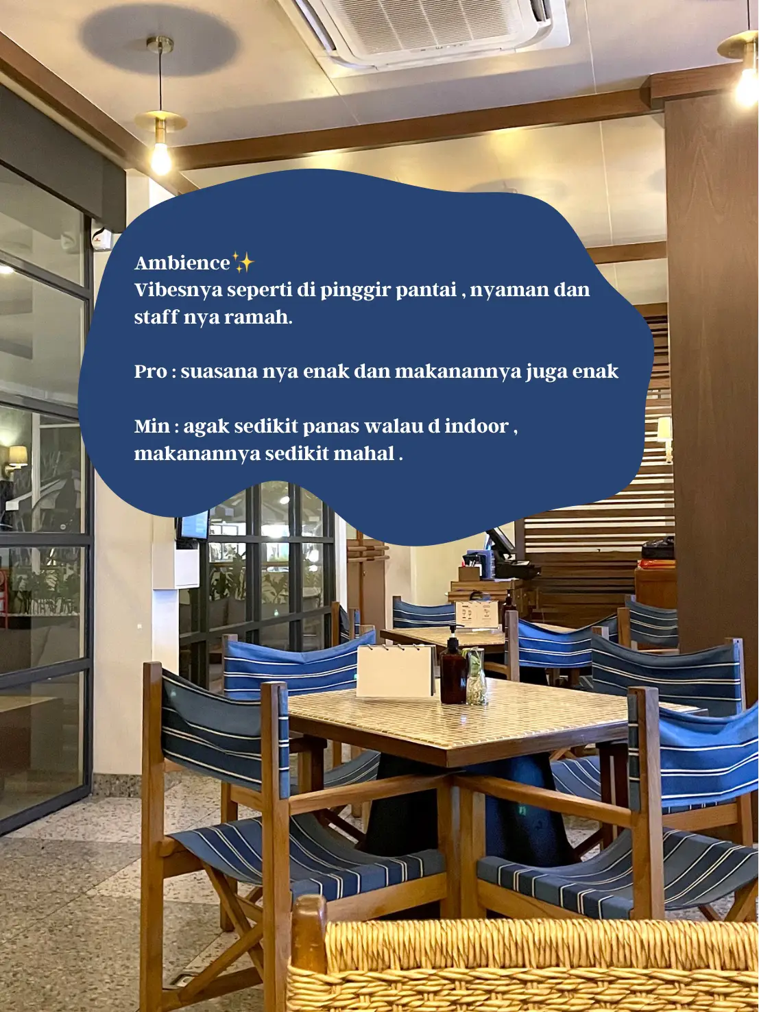 Cafe Pik fancy pinggir pantai ! Talassa ⛱️ | Galeri diposting oleh Dasihanbonn | Lemon8