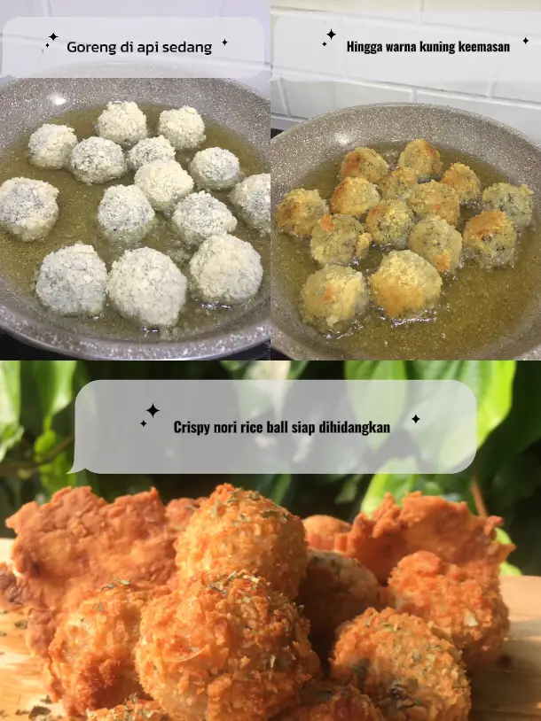 Ide Sarapan dari Nasi Sisa: Crispy Nori Rice Ball | Galeri diposting ...