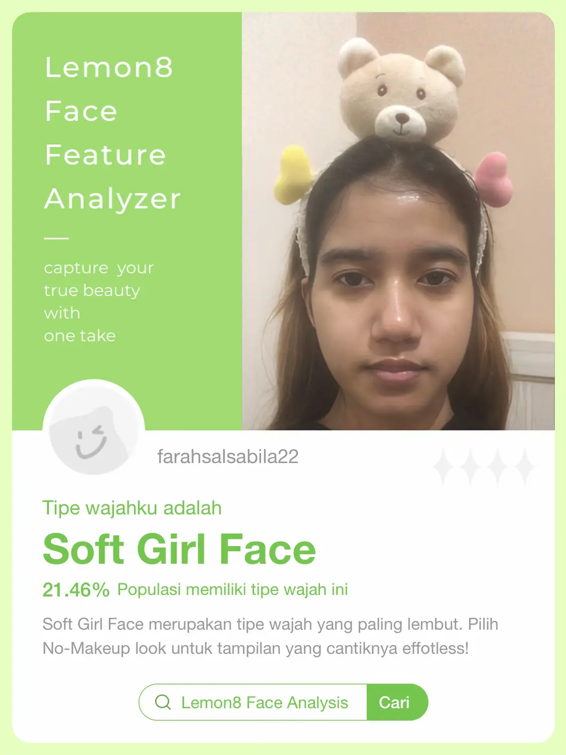 Laporan Analisis Wajahku | Galeri diposting oleh Farah Salsabila | Lemon8