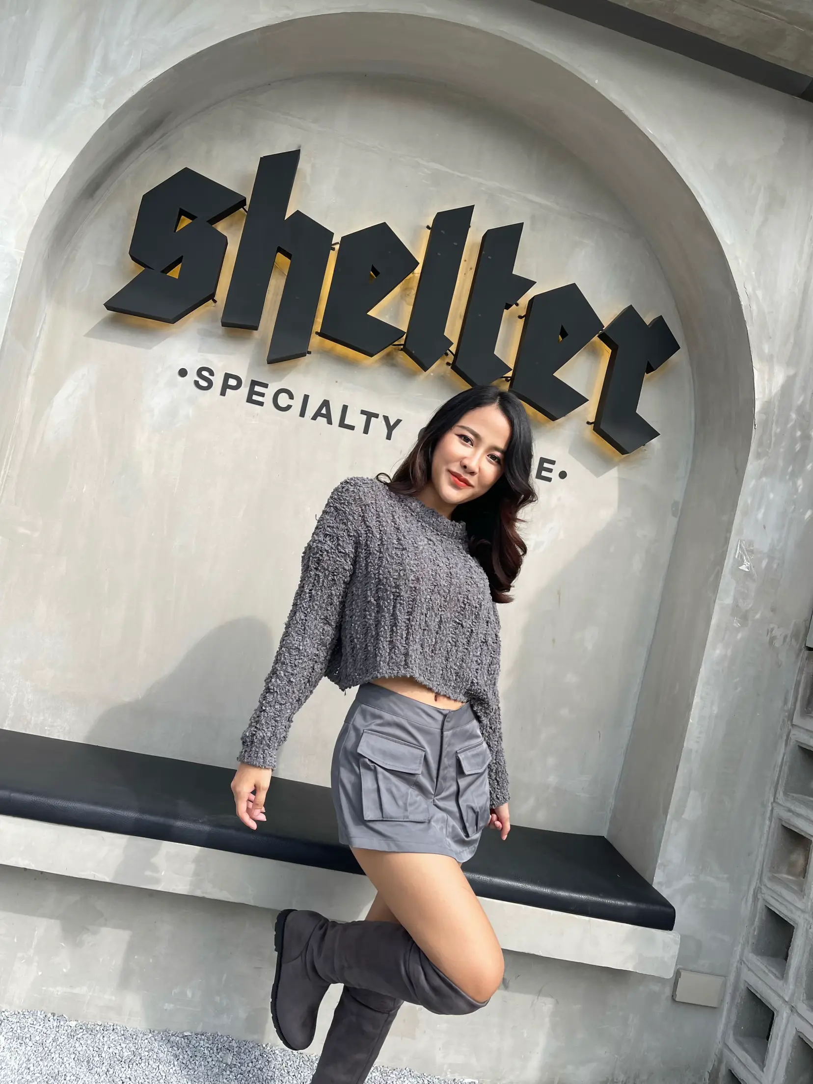 OOTD | Grey outfit แต่งตัวคุมโทนสีเทา | แกลเลอรีที่โพสต์โดย taririsss ☀ ...