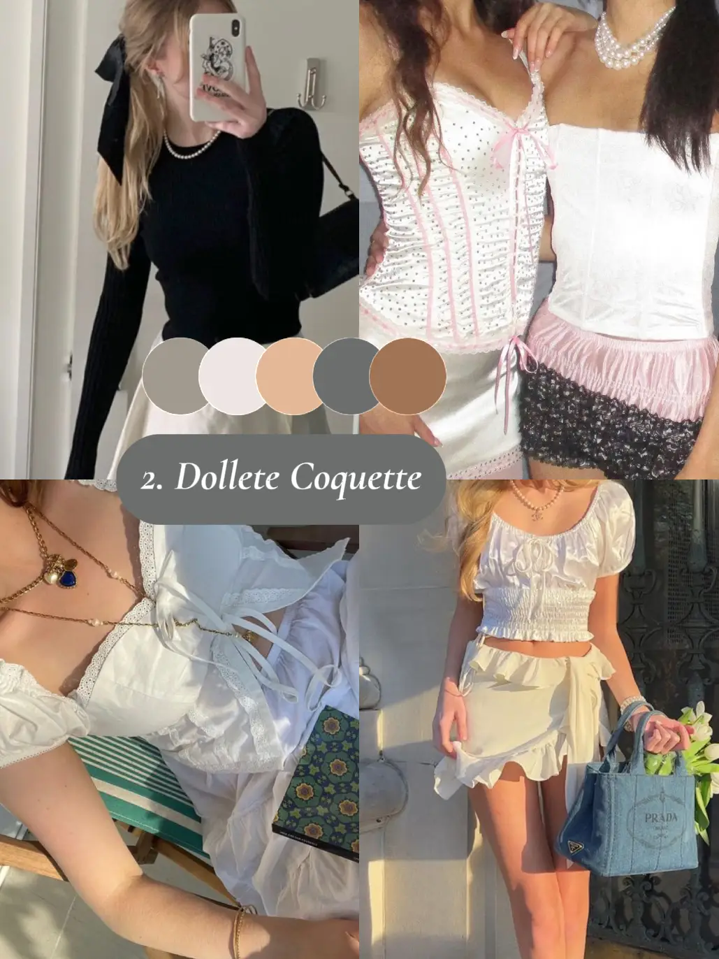 แต่งตัวสไตล์ สาว coquette 🍃🦢 ต้อนรับซัมเมอร์กันค่า ⛅️ | แกลเลอรีที่ ...