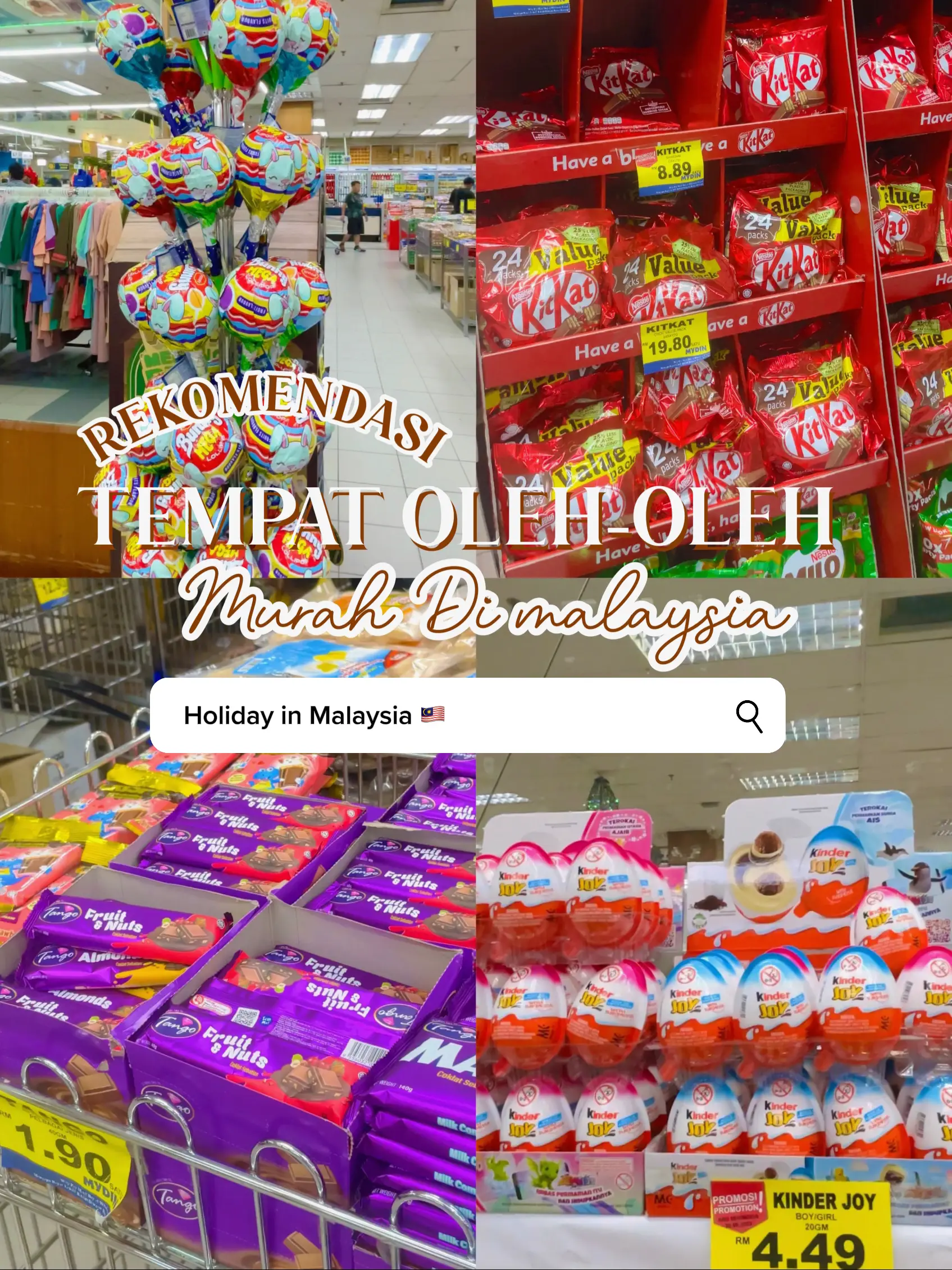 REKOMENDASI TEMPAT BELI OLEH-OLEH MURAH DI KL 🇲🇾 | Video dipublikasikan oleh Shaharasani | Lemon8