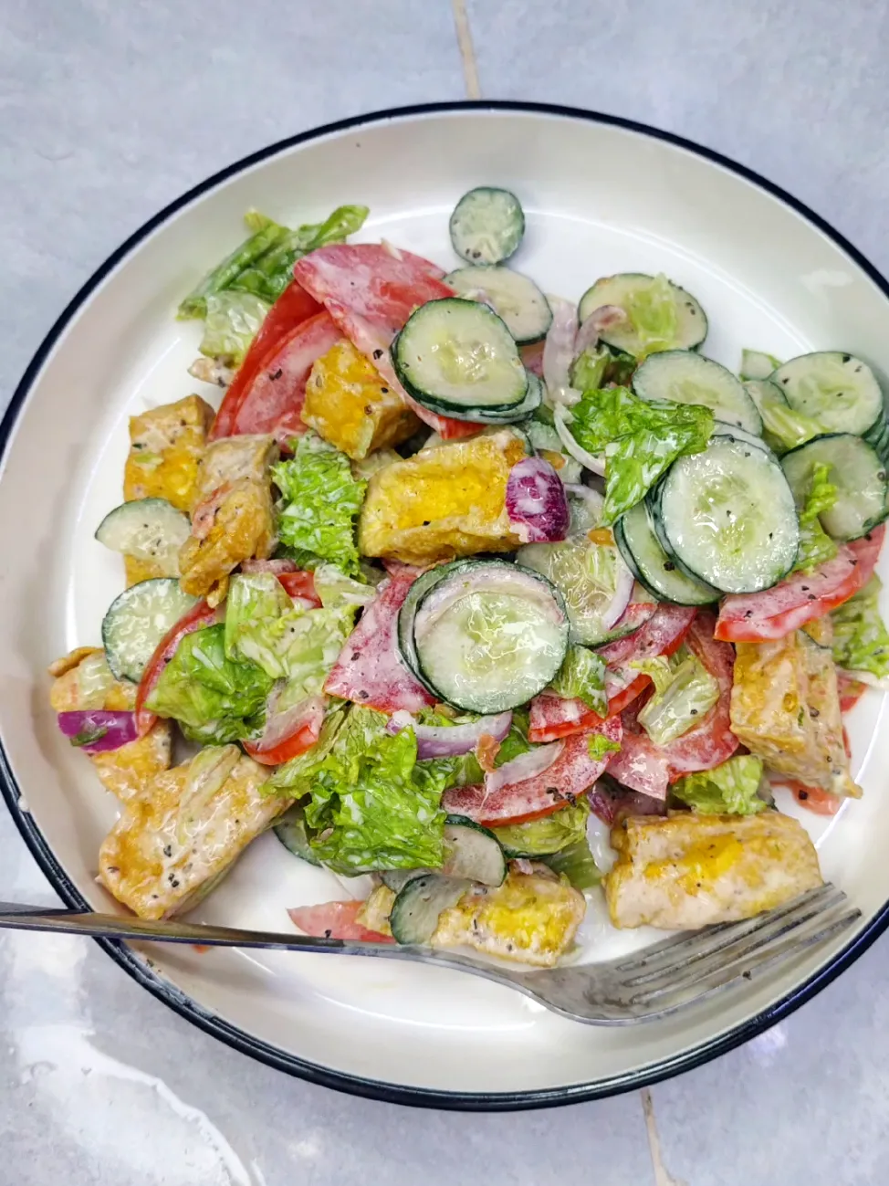 Lose weight 🥣 Breakfast:salad | Video published by CtZ♡ | Lemon8