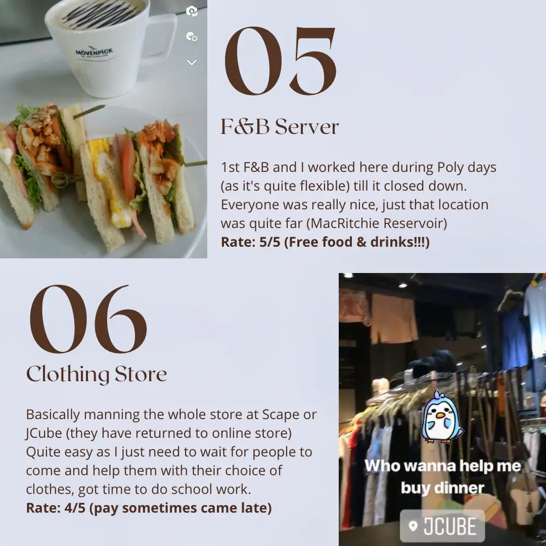 12 Different Part Time Jobs I’ve Tried! | แกลเลอรีที่โพสต์โดย Kera | Lemon8