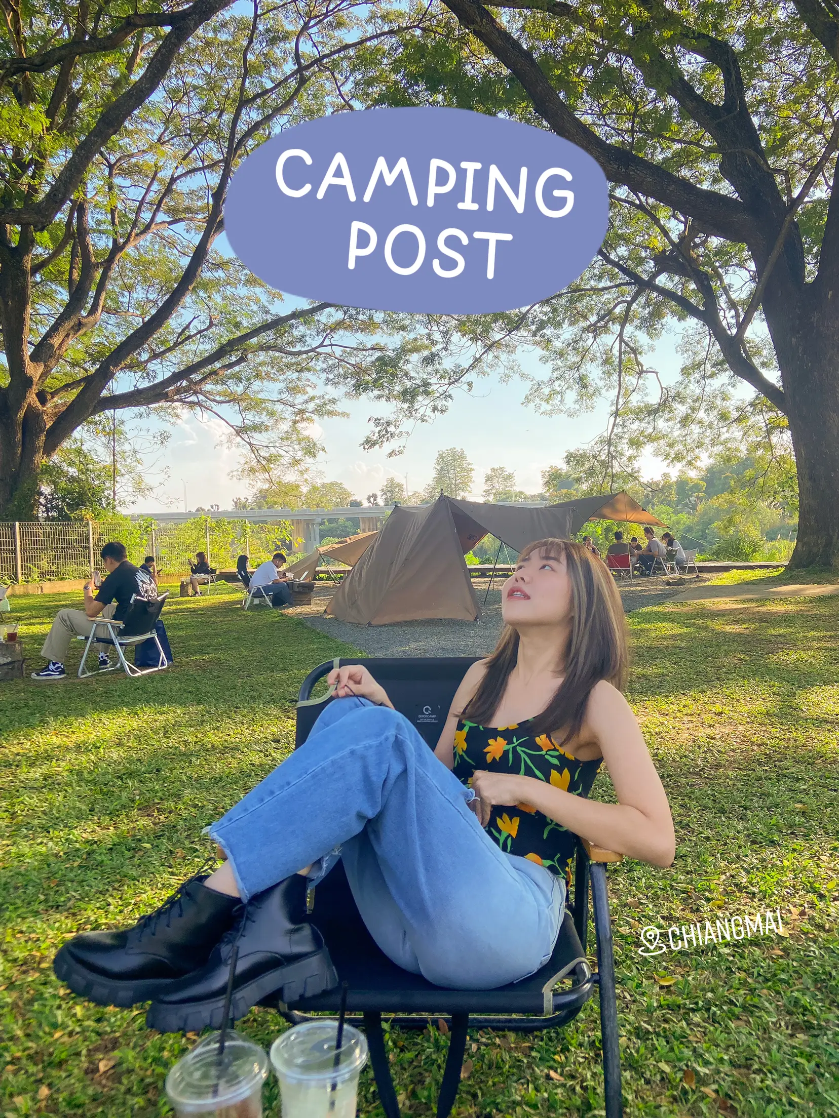 แต่งรูปคลุมโทนแคมป์ปิ้ง - การค้นหาใน Lemon8