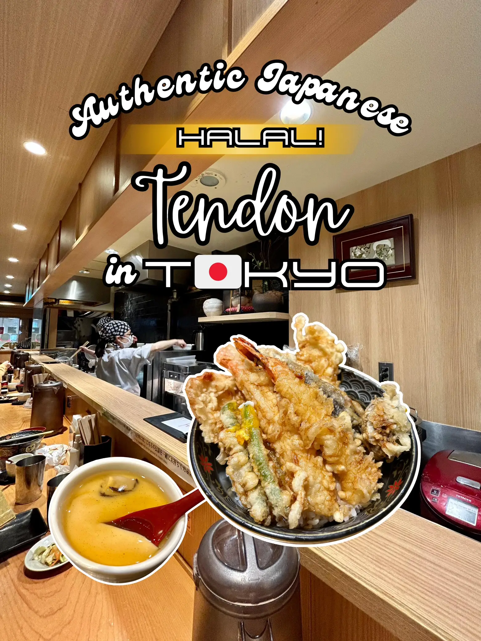 MUST TRY: Authentic Japanese Tendon, HALAL! 🍚 | Galeri diposting oleh ...
