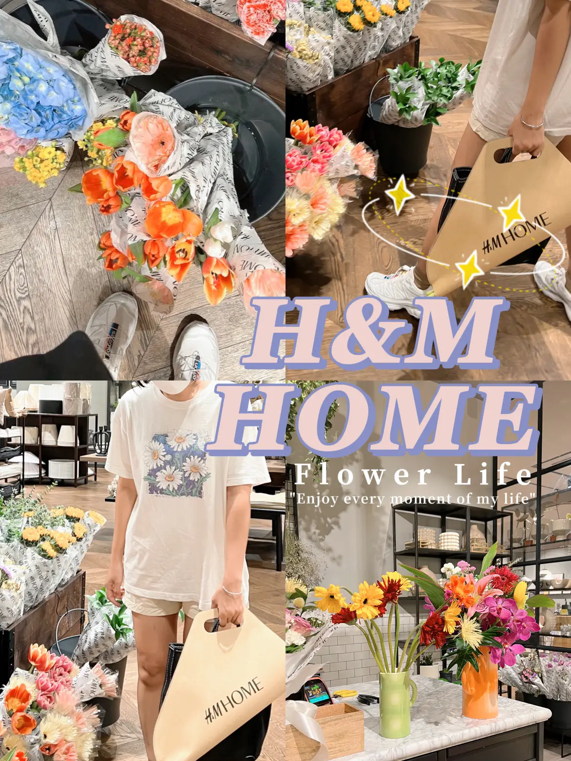 ดอกไม้สดราคาหลักสิบก็ซื้อได้ที่ H&M Home ไปตกแต่งบ้านเกร๋ๆ | แกลเลอรีที่โพสต์โดย Beafws | Lemon8