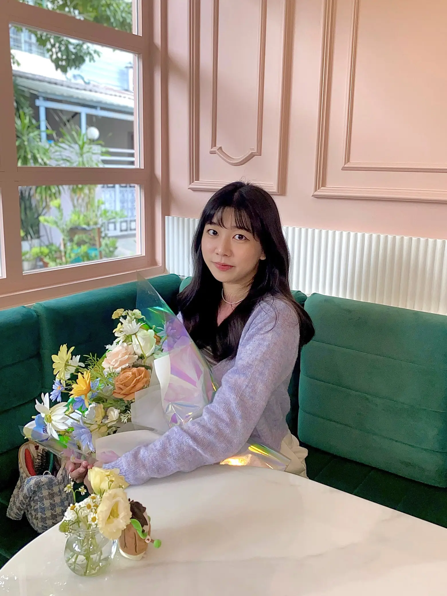 🌸ช่อดอกไม้ปลอม สวยเหมือนจริง ไม่เหี่ยวไม่ขิต💐*˳⊹ | แกลเลอรีที่โพสต์โดย ninin.g | Lemon8