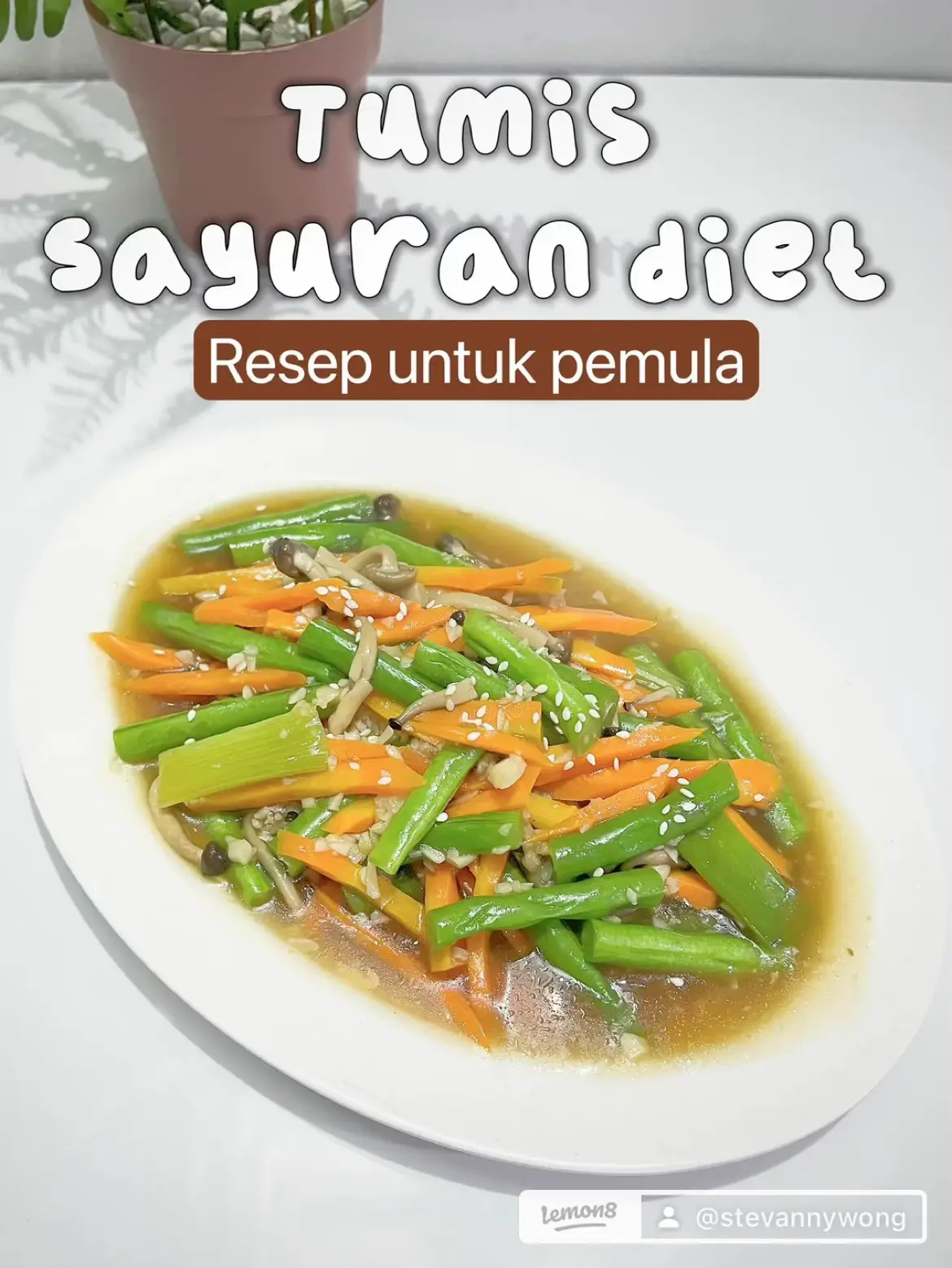 RESEP DIET PEMULA, TUMIS SAYURAN MENURUNKAN BERAT | Galeri diposting ...