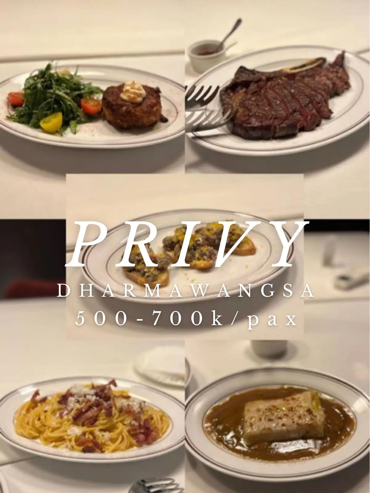 Fancy dinner at dharmawangsa! Privy | Galeri diposting oleh Odelia ...