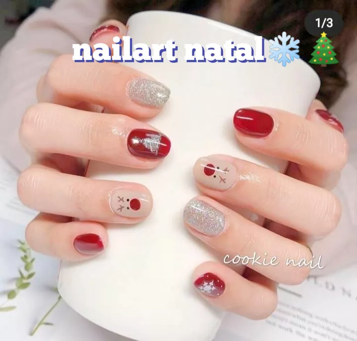 nailart natal | Galeri diposting oleh Merry Afriansya | Lemon8