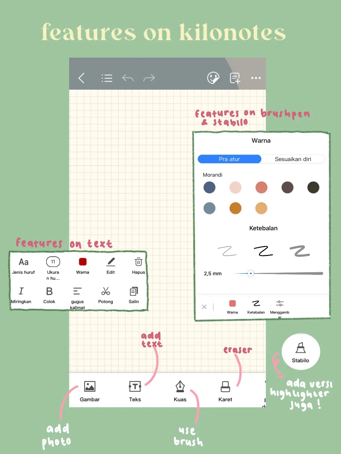 aplikasi gratis digital note cute dan aesthetic🌸🧚🏻‍♀️ | Galeri ...
